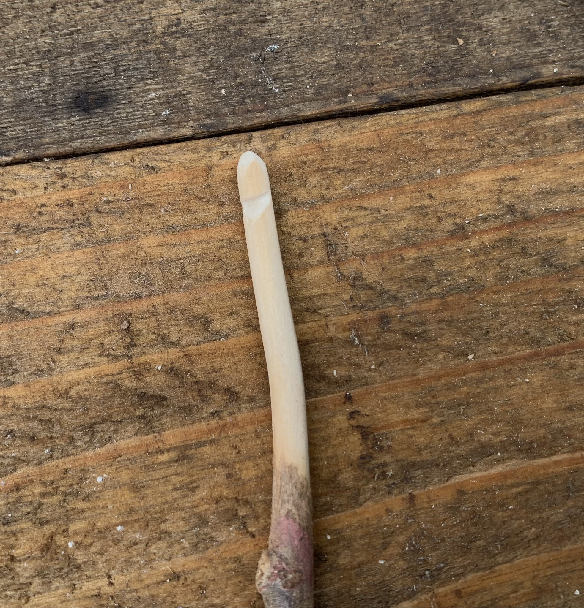 Diy Wooden Crochet Hooks From Just Sticks : 4 Steps (with Pictures ...