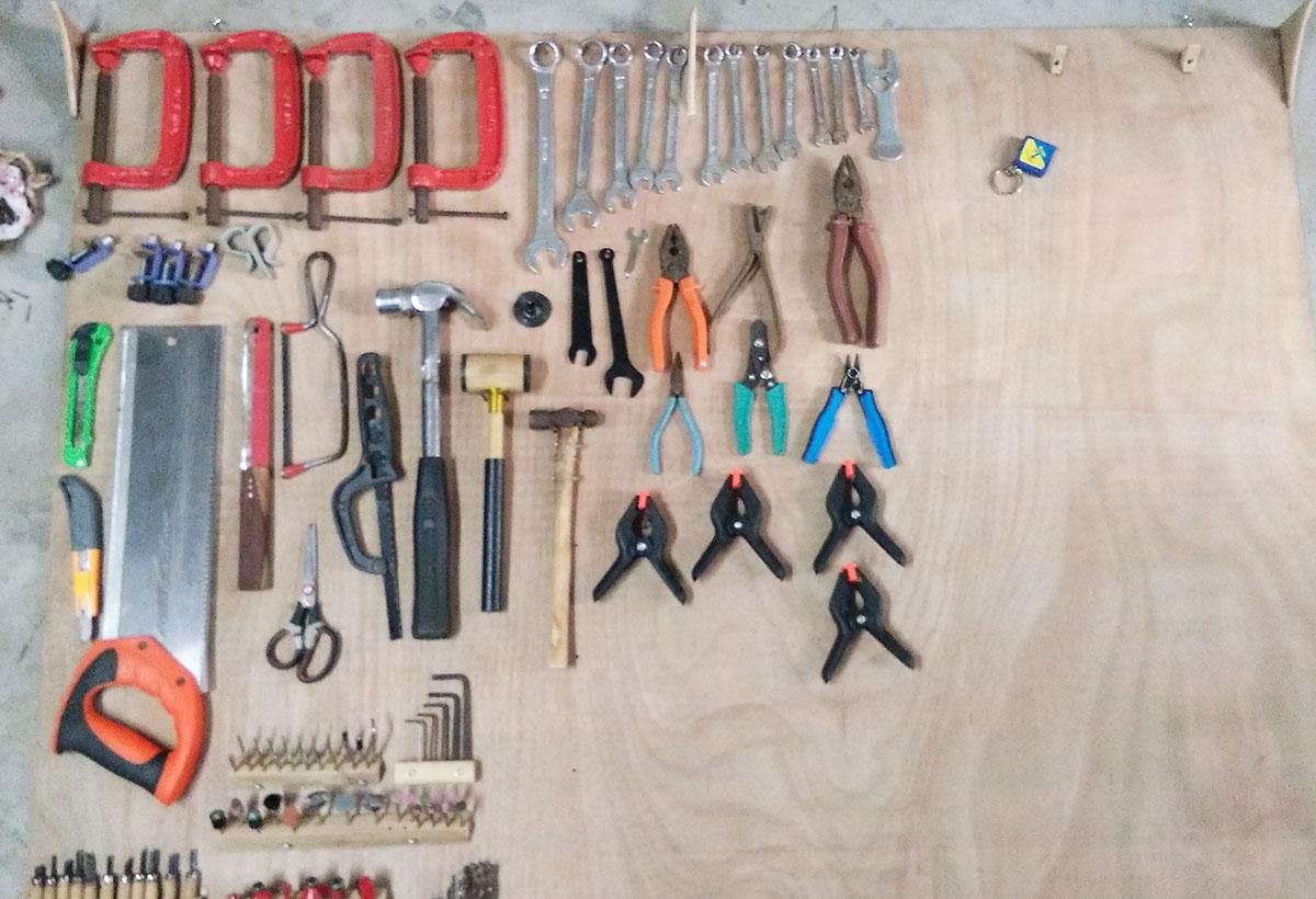 DIY Workshop Tool Organizer Board : 11 Steps (with Pictures ...