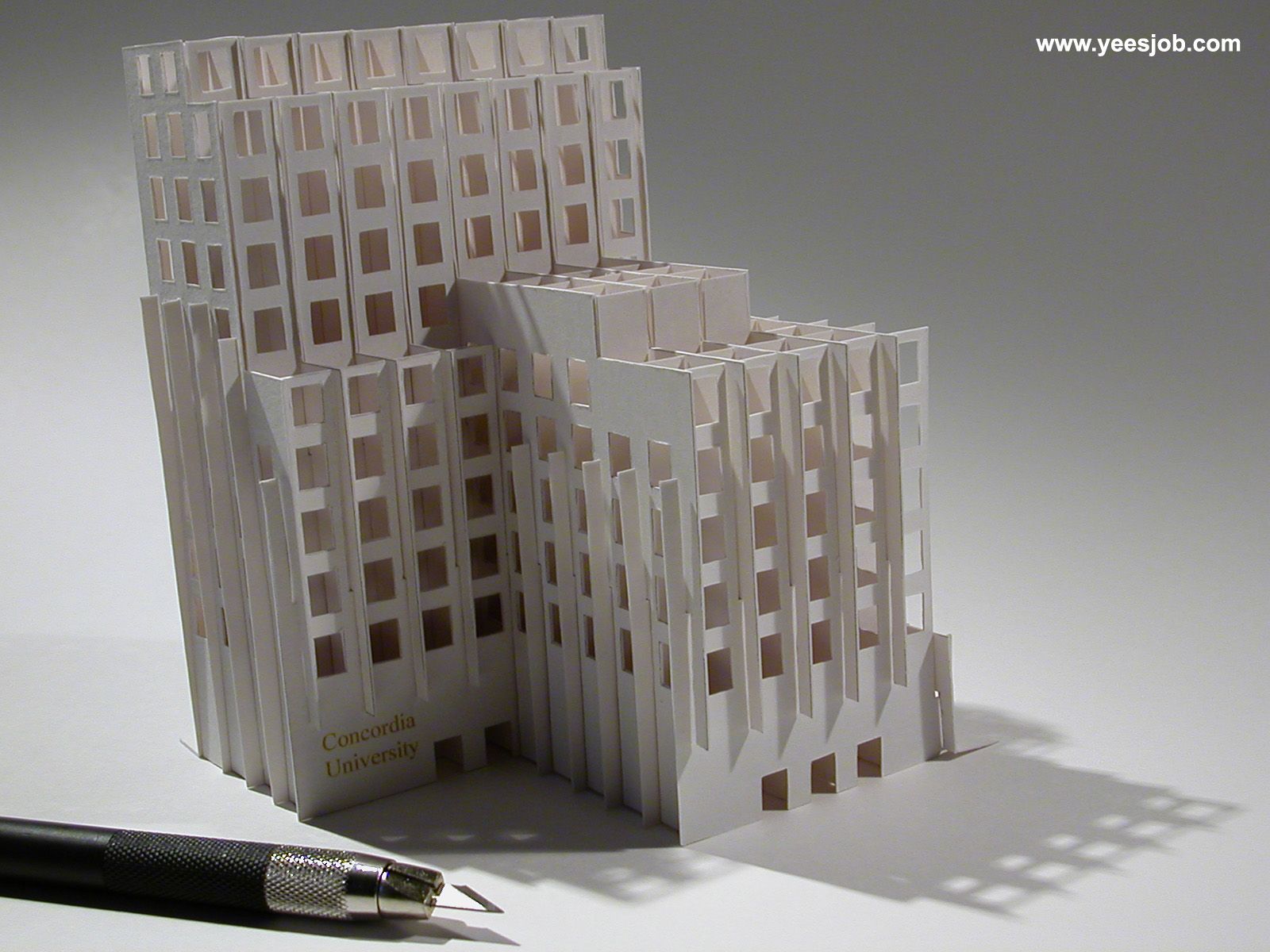The Miniature Building Pop Up Card Kirigami Origamic Architecture ...