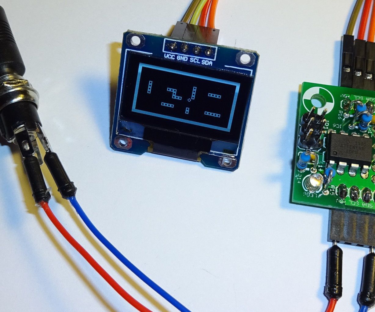 ATTiny85 Connects to I2C OLED Display - Great Things Can Be Small : 3 Steps - Instructables