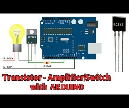 Transistors With Arduino (BJT) - BC547 TIP120 : 4 Steps - Instructables