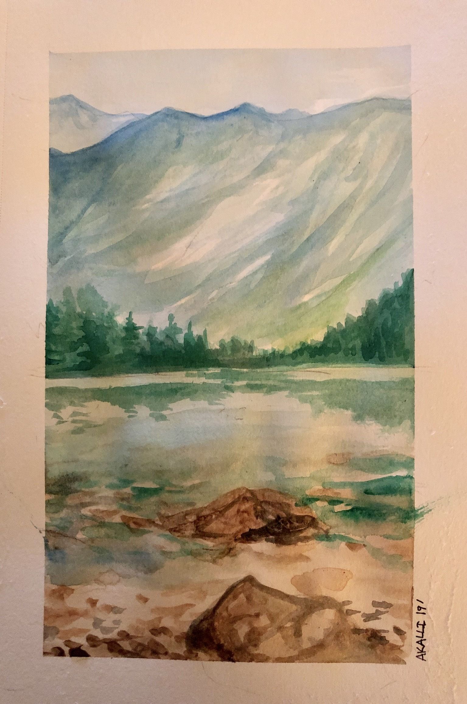 Simple Watercolor Landscapes