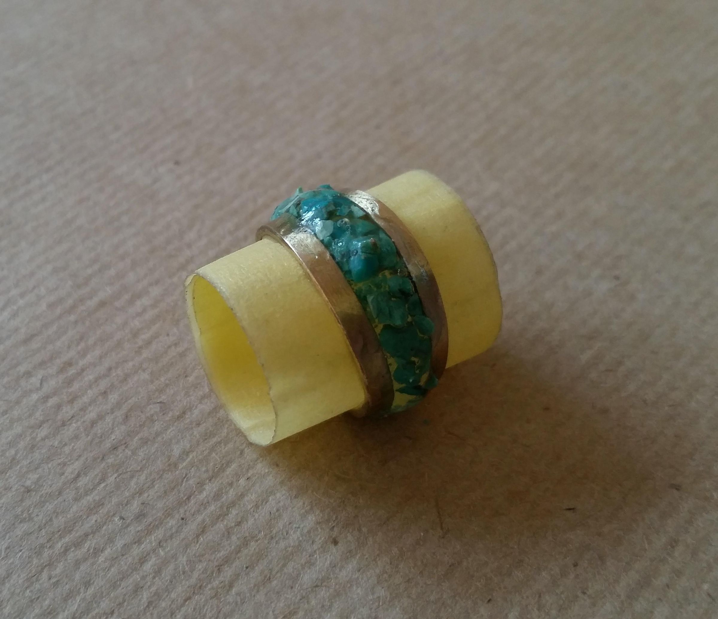 Hand-Forged Ring With CA Glue Inlay : 9 Steps (with Pictures ...