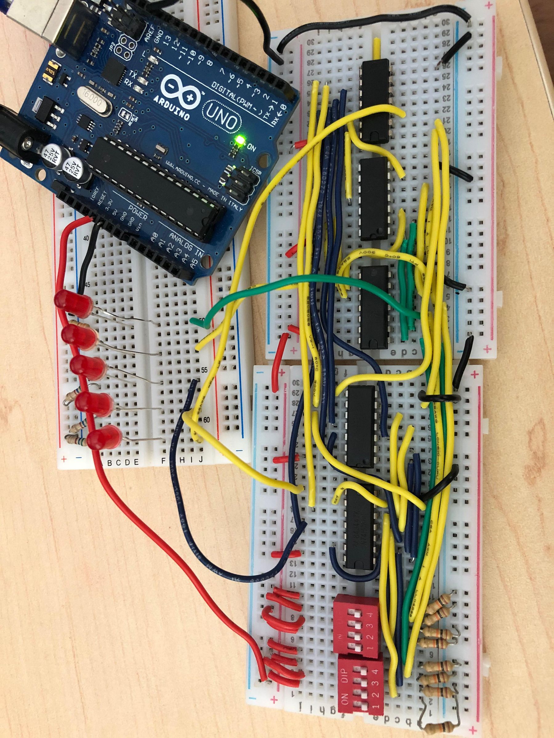 4 Bit Adder With LCD Monitor and Decimal Conversion : 7 Steps (with ...