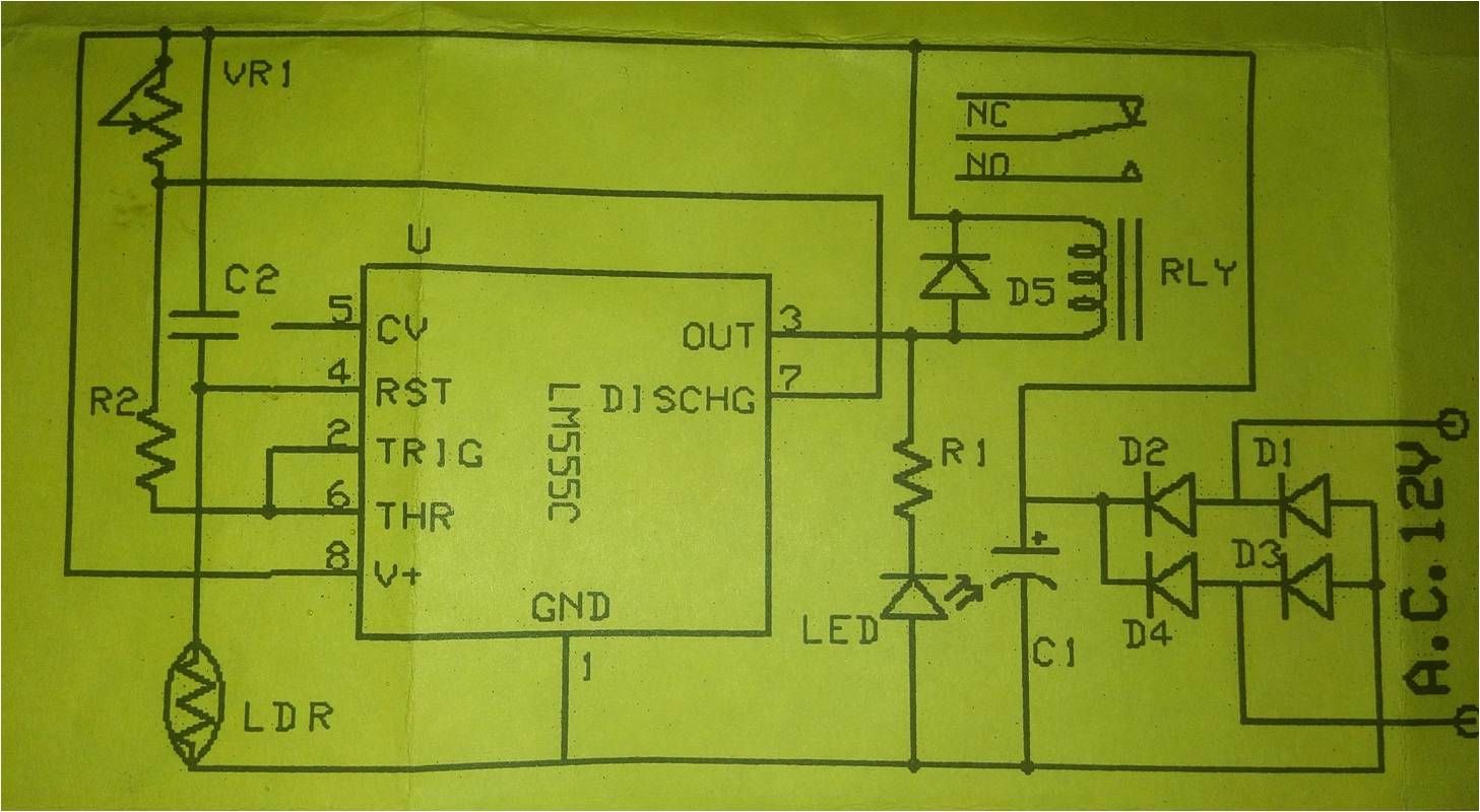 Automatic Street Light Using IC555 and LDR - Instructables