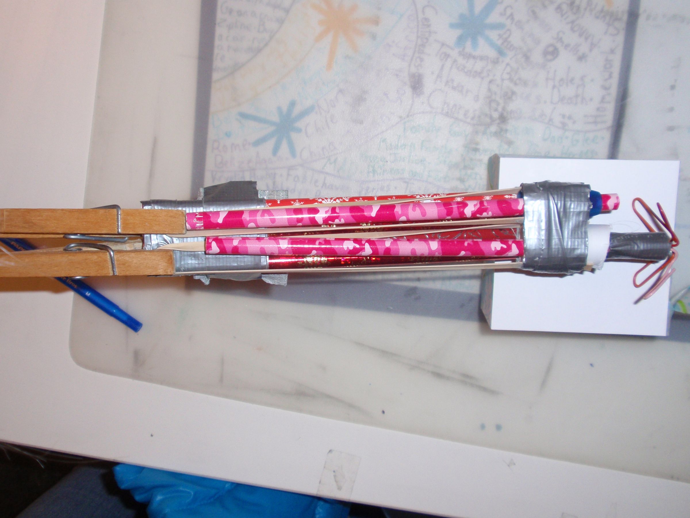 Pencil and Grappling Hook Shooter - Instructables