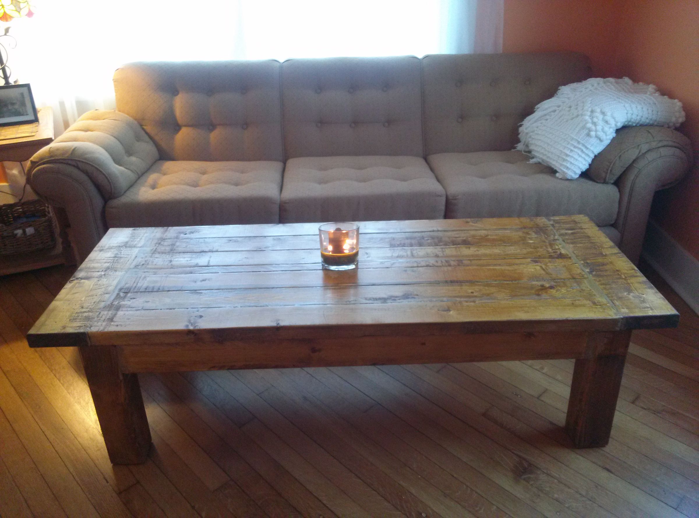 Beautiful Inexpensive Rustic Coffee Table : 16 Steps (with Pictures ...