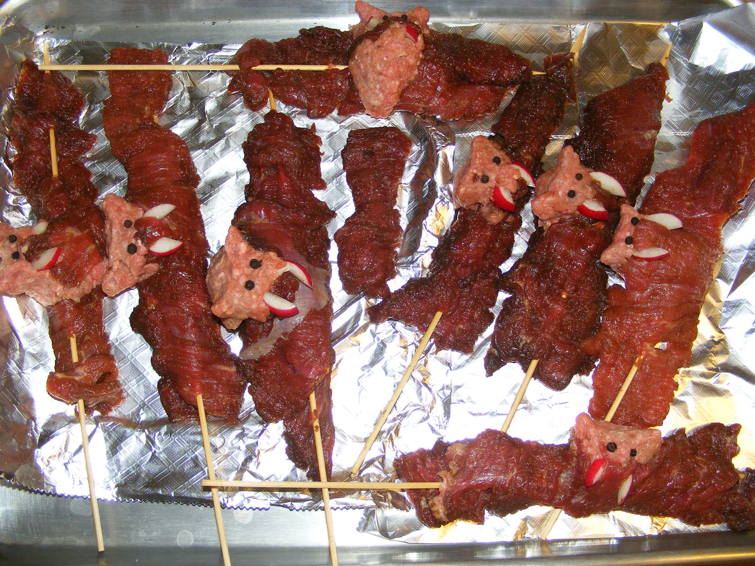Vampire Bat Satay on a Stick : 4 Steps (with Pictures) - Instructables