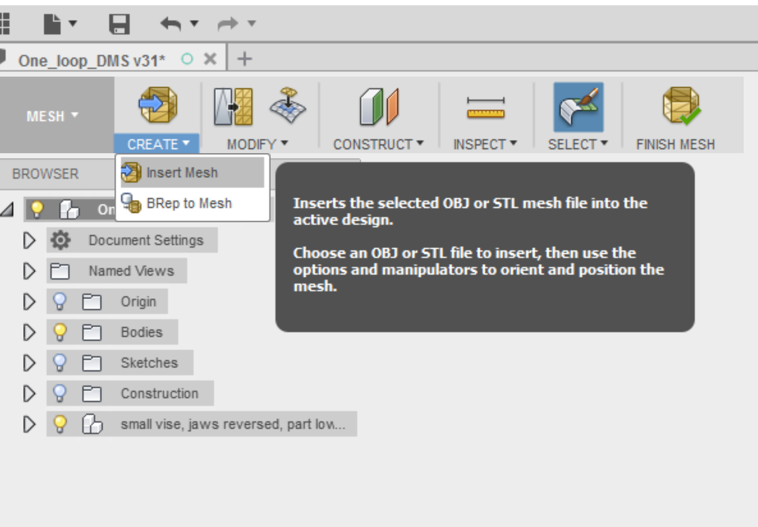 CAM and Machine a Mesh Model in Fusion 360 : 7 Steps (with Pictures ...