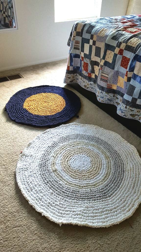 Round Rag Rug Crochet Pattern