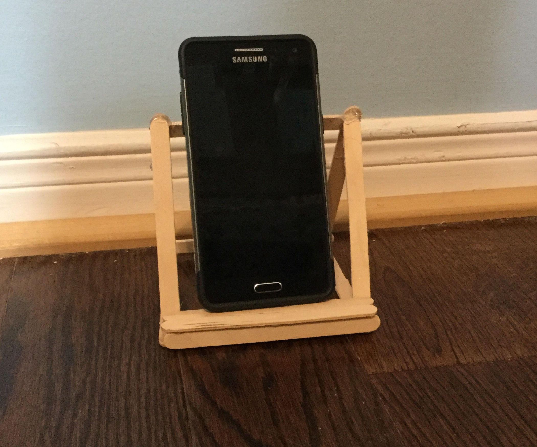 Easy Phone Holder : 5 Steps - Instructables