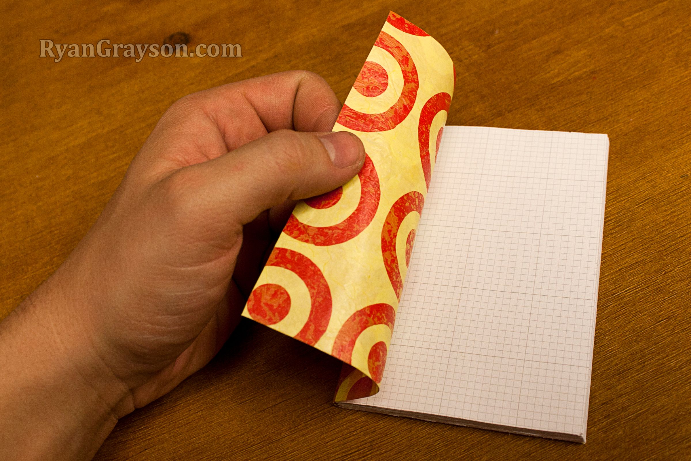 Pocket-sized Notebooks With Recycled Grocery Bag Covers : 17 Steps ...