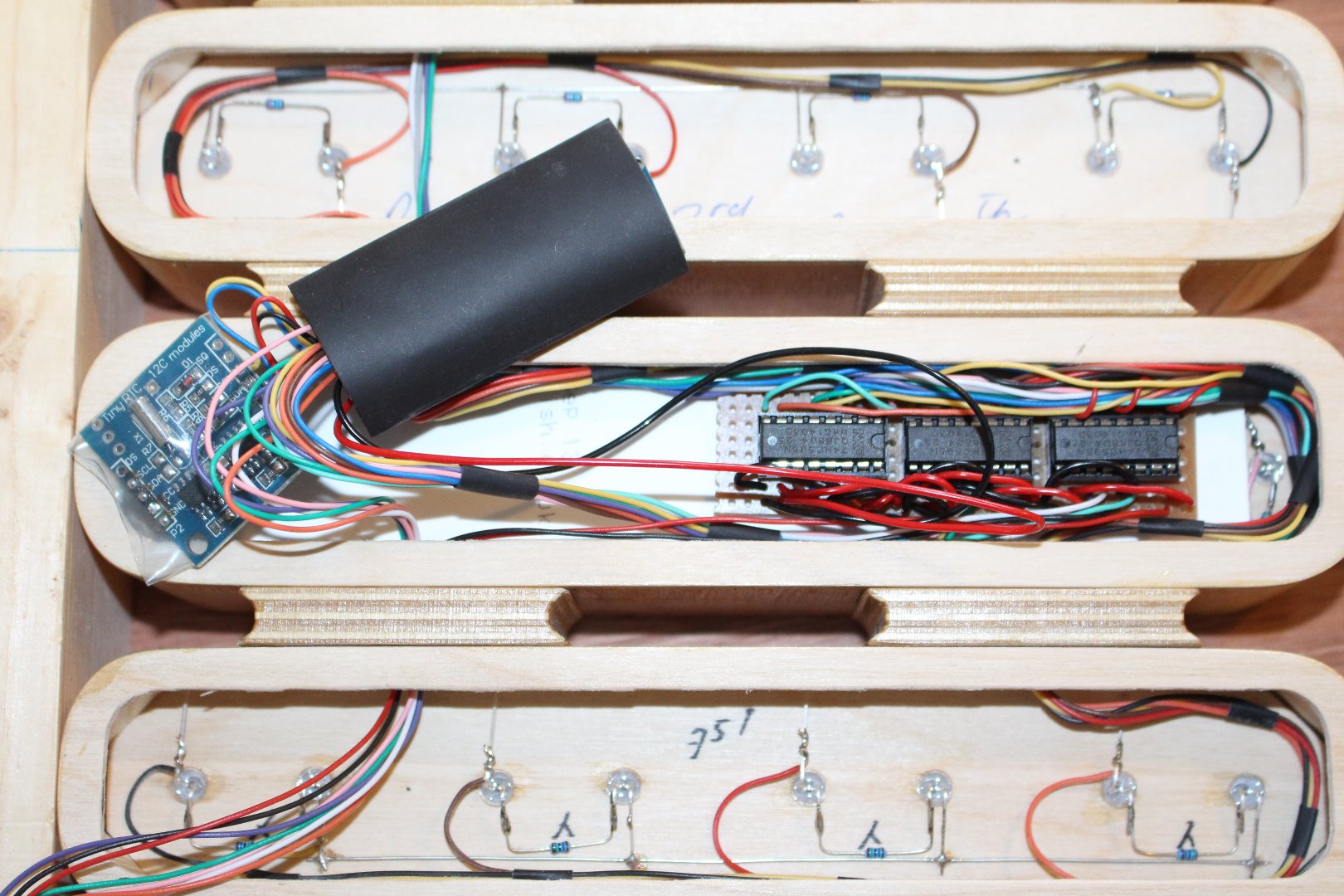 Berlin Clock, Arduino Nano, DS1307 Real Time Clock. 74HC595N 8 Bit Shift Register. : 5 Steps ...