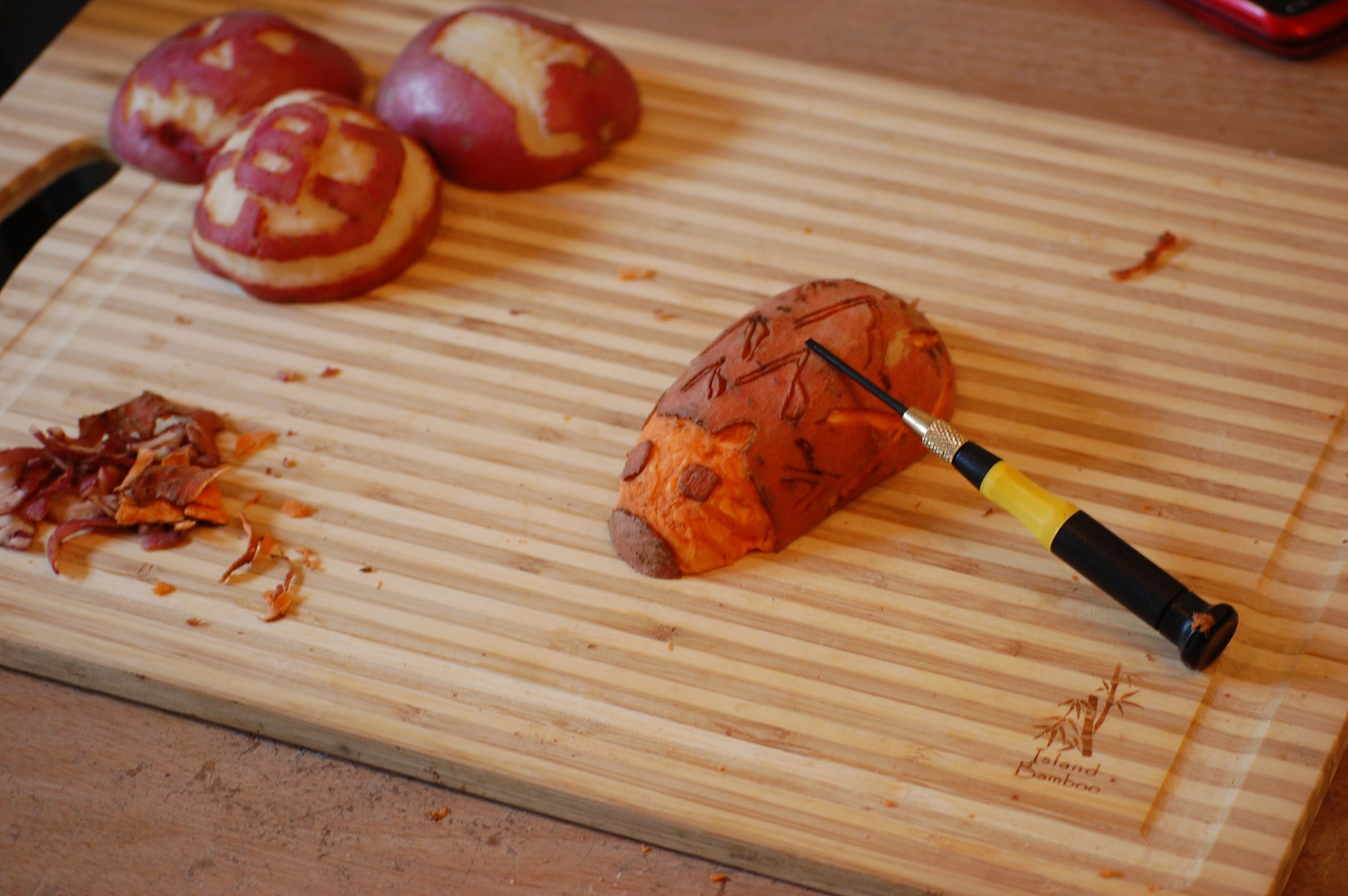 Dremel Engraver Potato Carving for Potato Fries : 6 Steps - Instructables