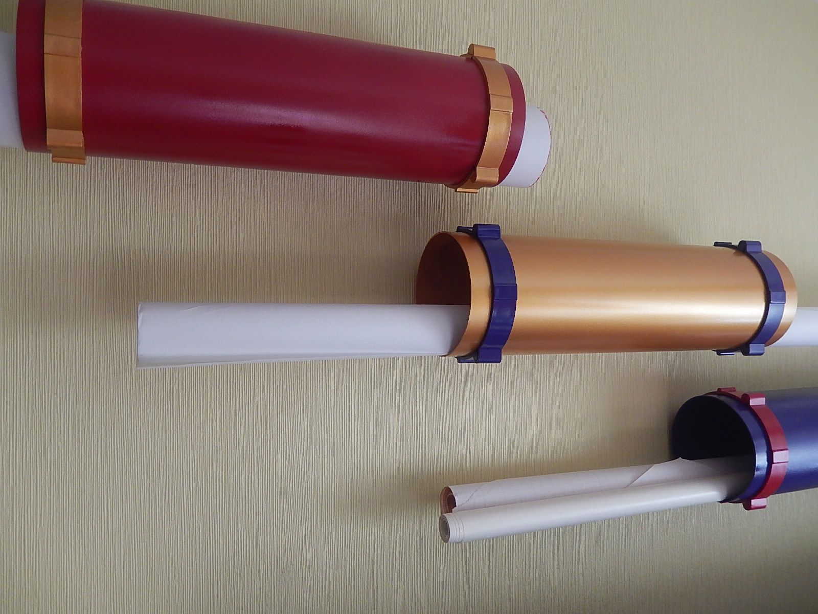 Rolling Sea Maps Storage Tubes (document Wall Holder) :-) : 4 Steps ...