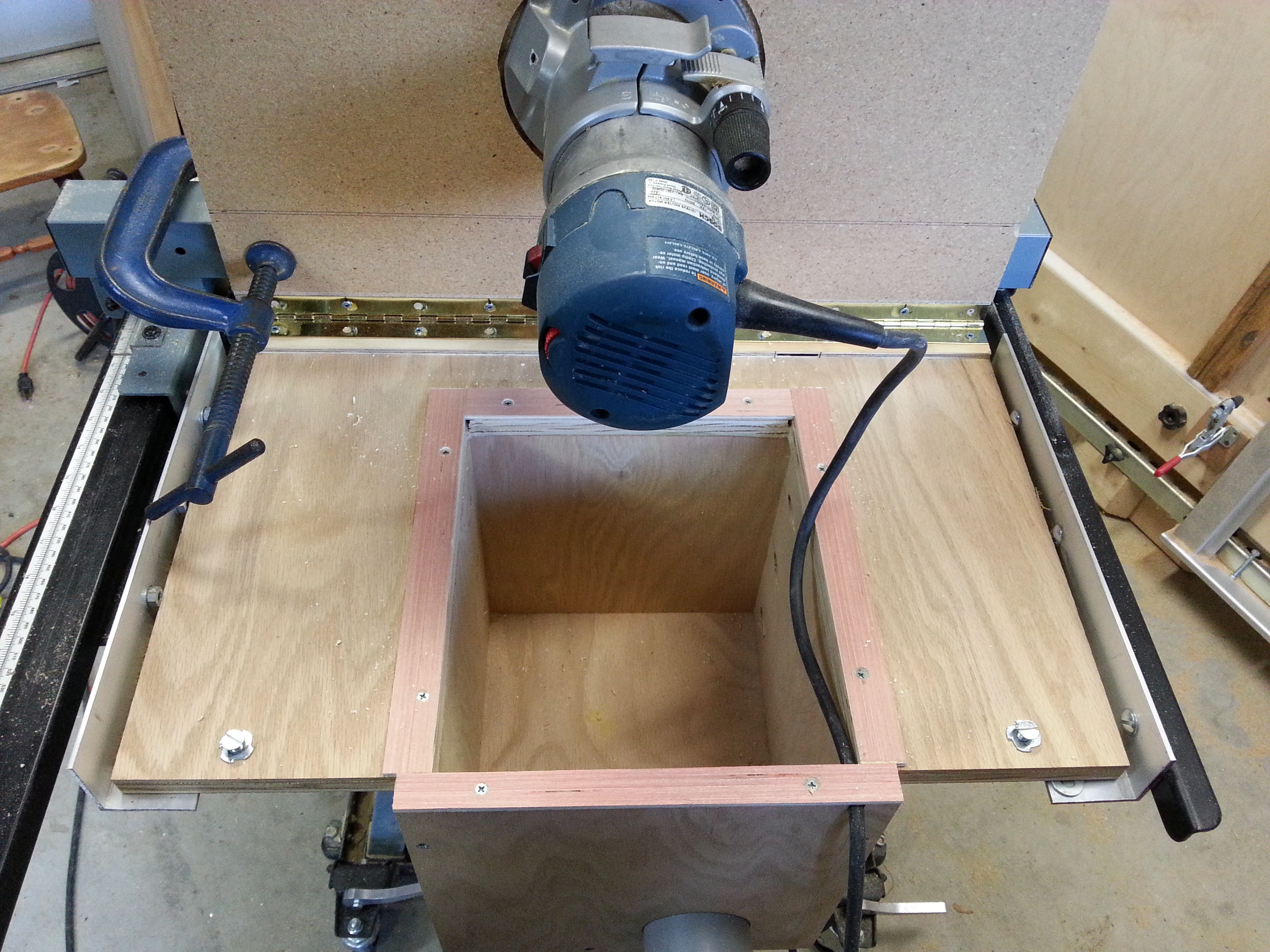 Add a Router Table With Dust Collector to Your Table Saw : 7 Steps ...