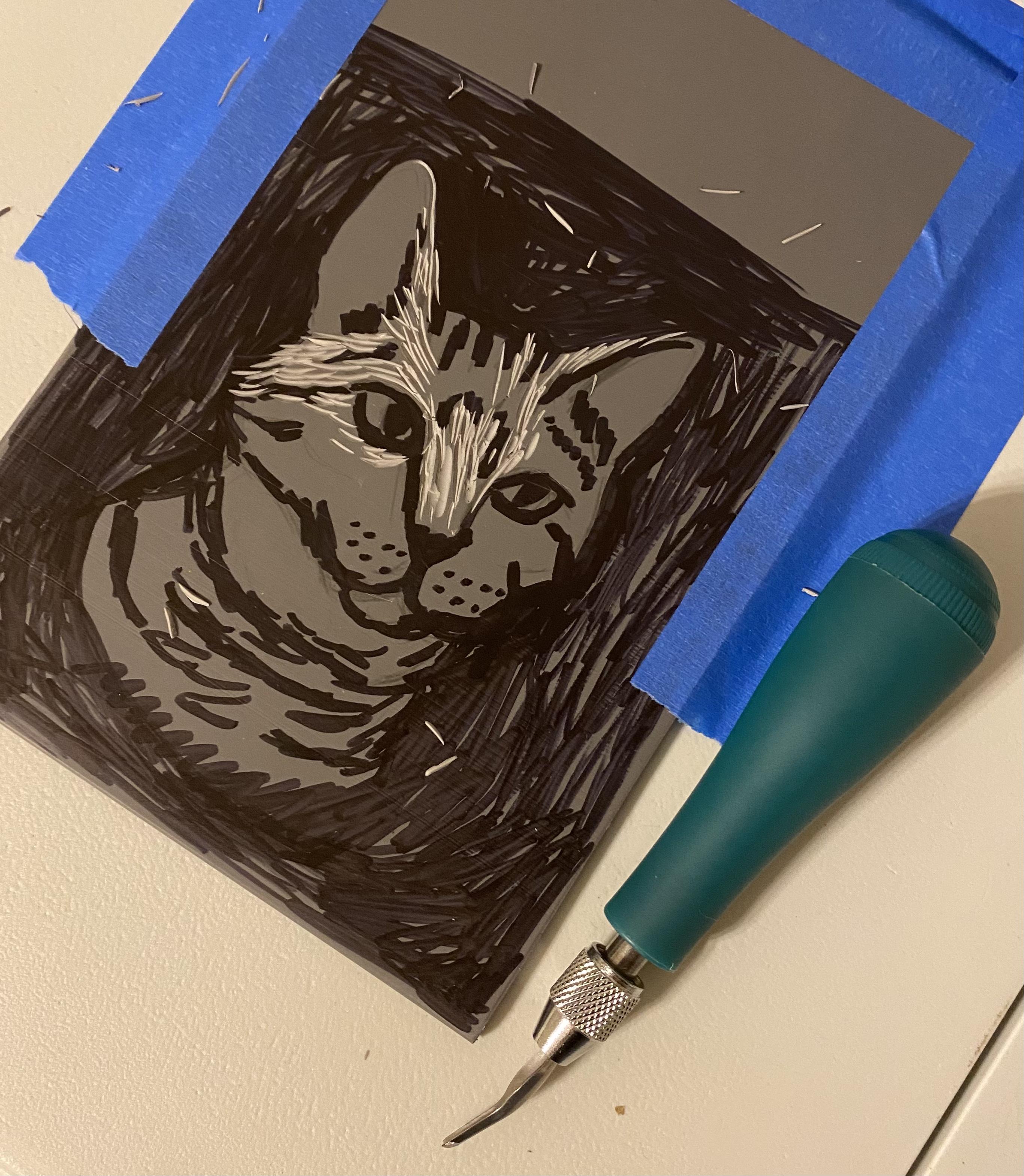 Making a Linocut Print From Start to Finish : 11 Steps (with Pictures ...