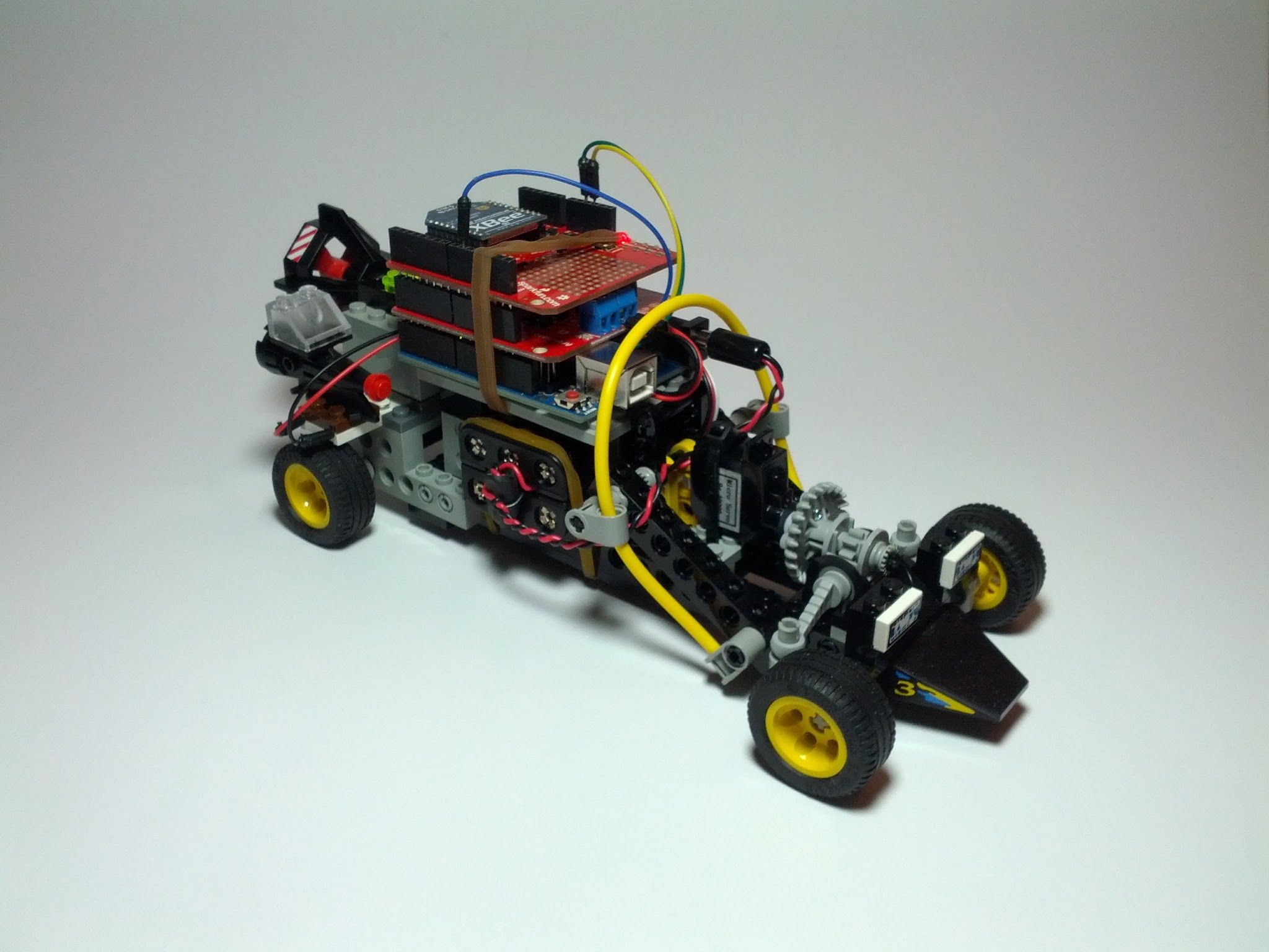 Lego Technic Car With Arduino + XBee Wireless Control : 6 Steps (with ...