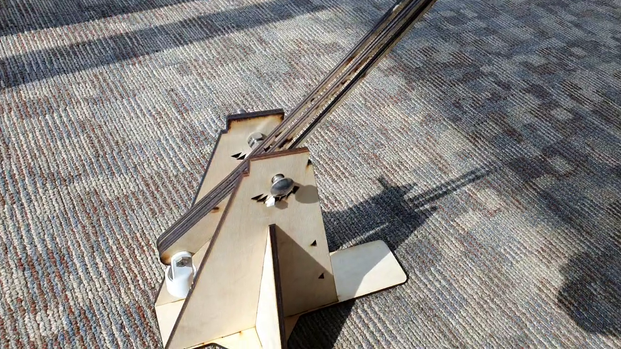 Trebuchet From Laser Cut Wood and 3D Prints. : 6 Steps - Instructables