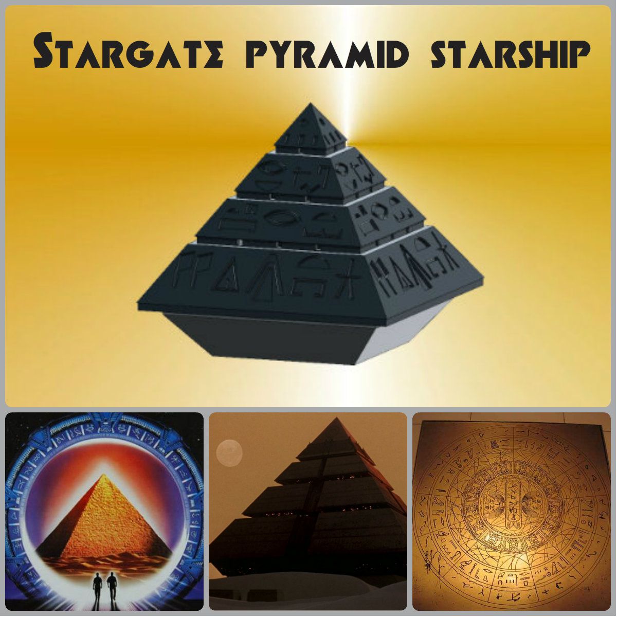 Stargate Pyramid Starship. 3d Printing. : 4 Steps (with Pictures ...