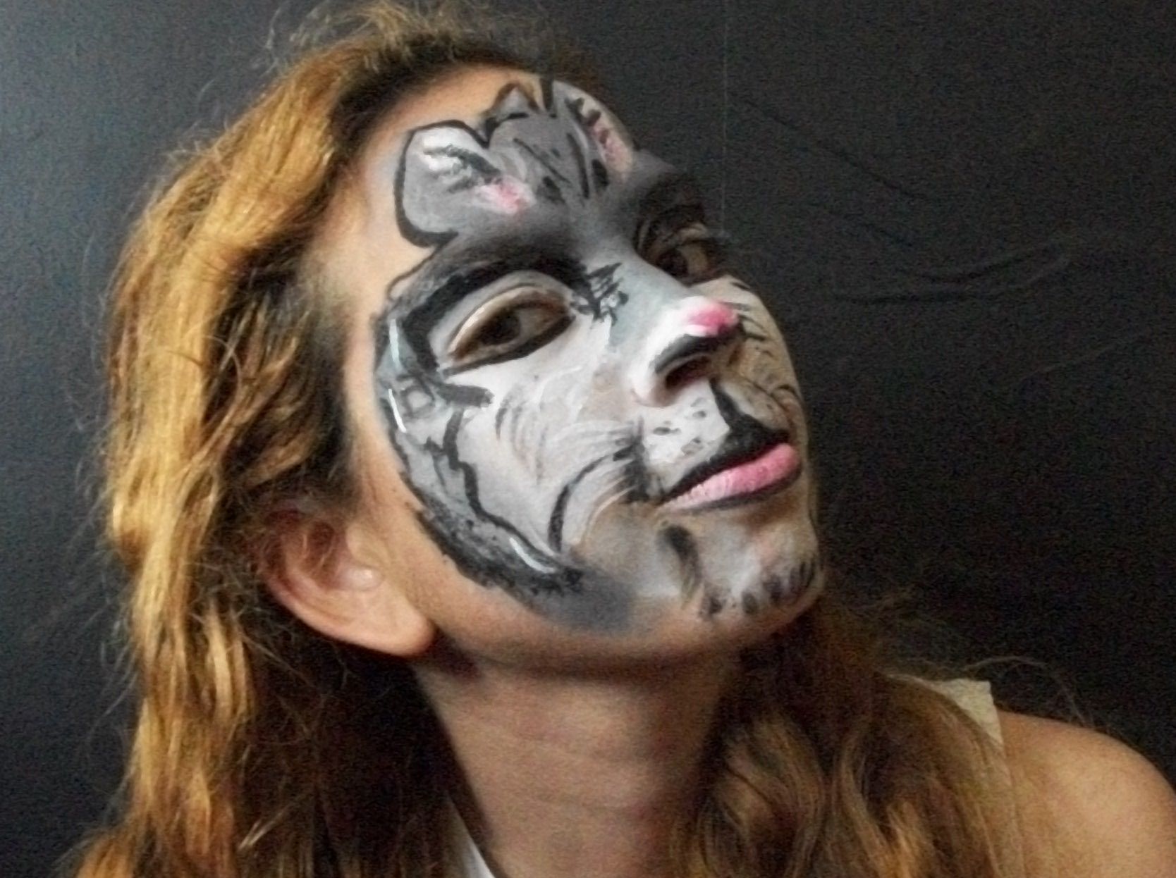 Wolf Face Paint Cheek