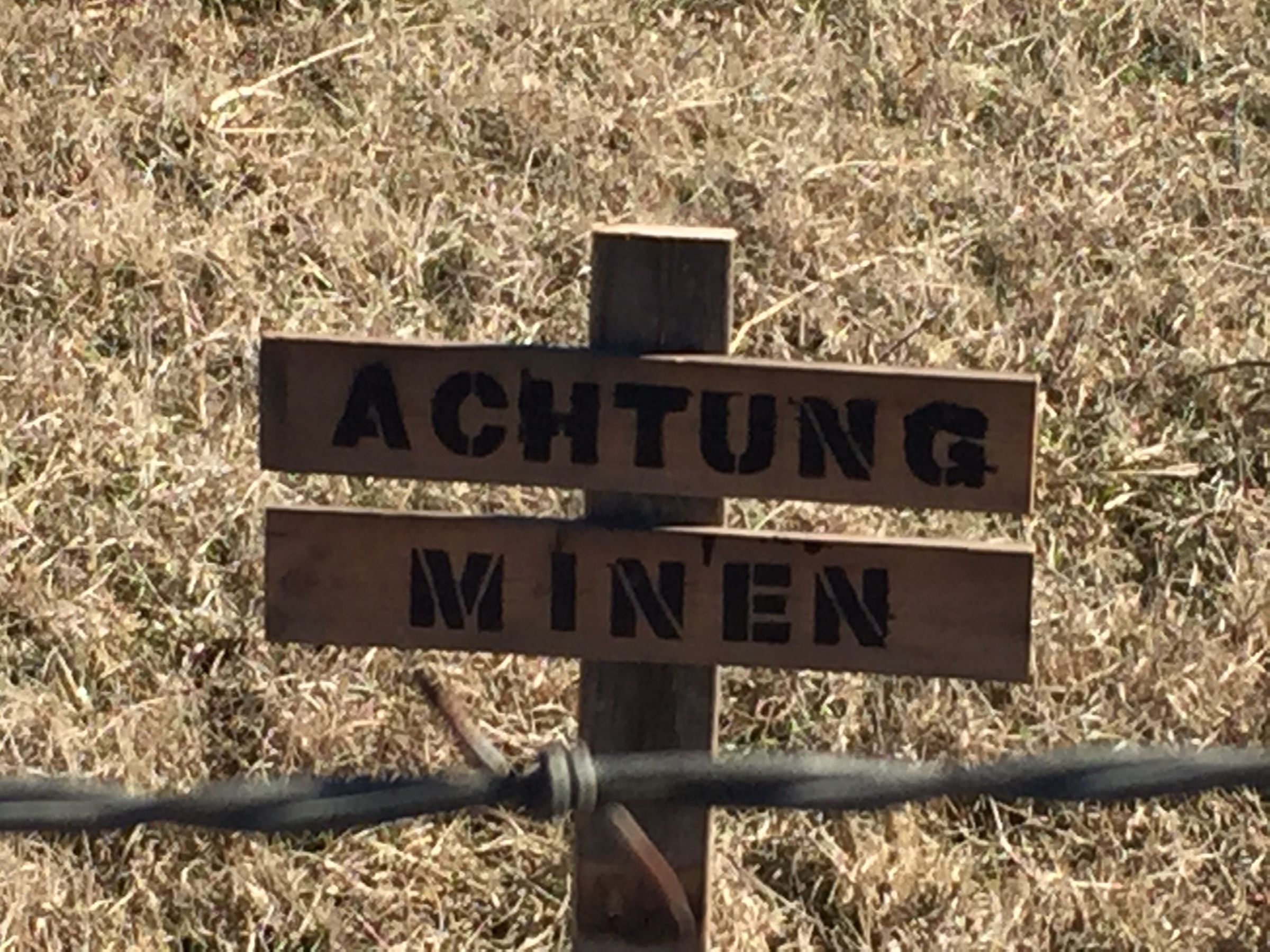 WW2 German Mine Sign : 6 Steps - Instructables