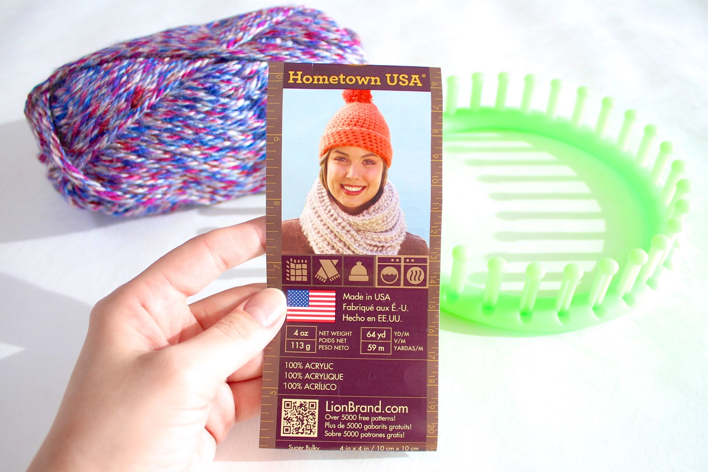 How to Knit an Infinity Scarf on a Loom : 15 Steps (with Pictures ...