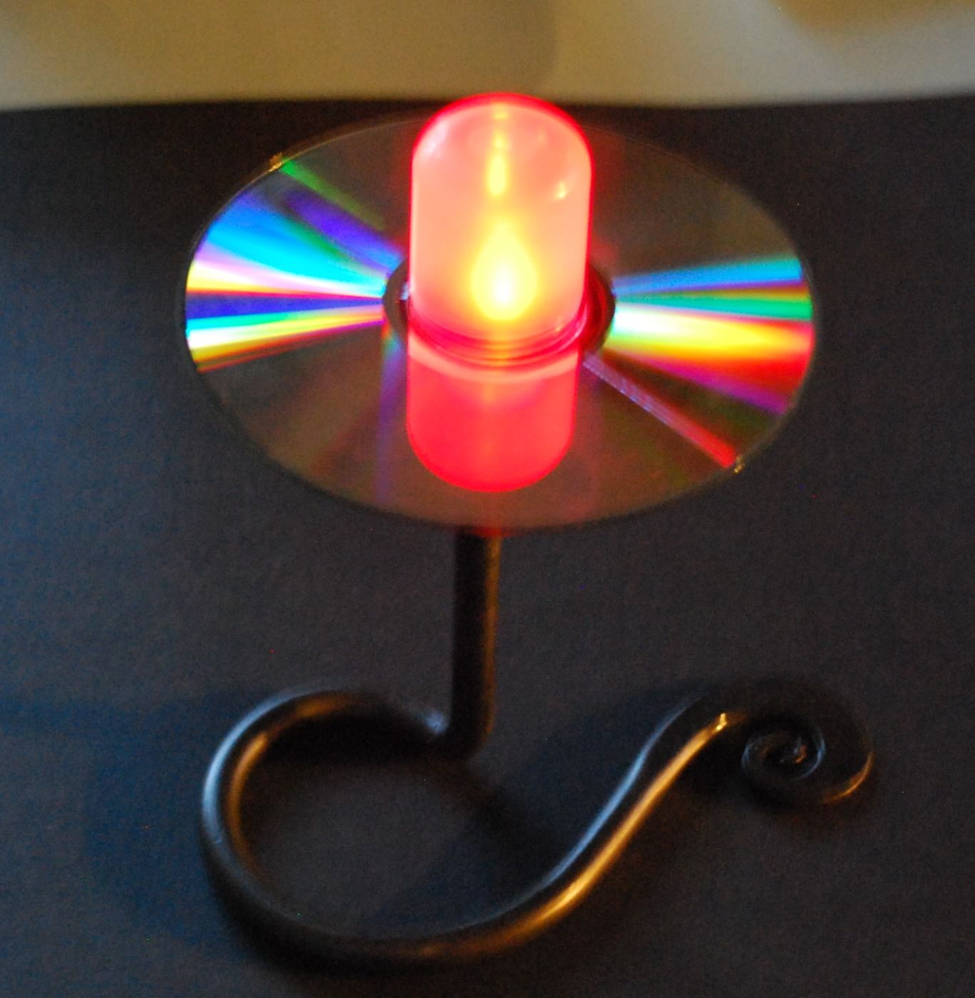 Upcycled CD Mood Light - Quick and Easy - Instructables