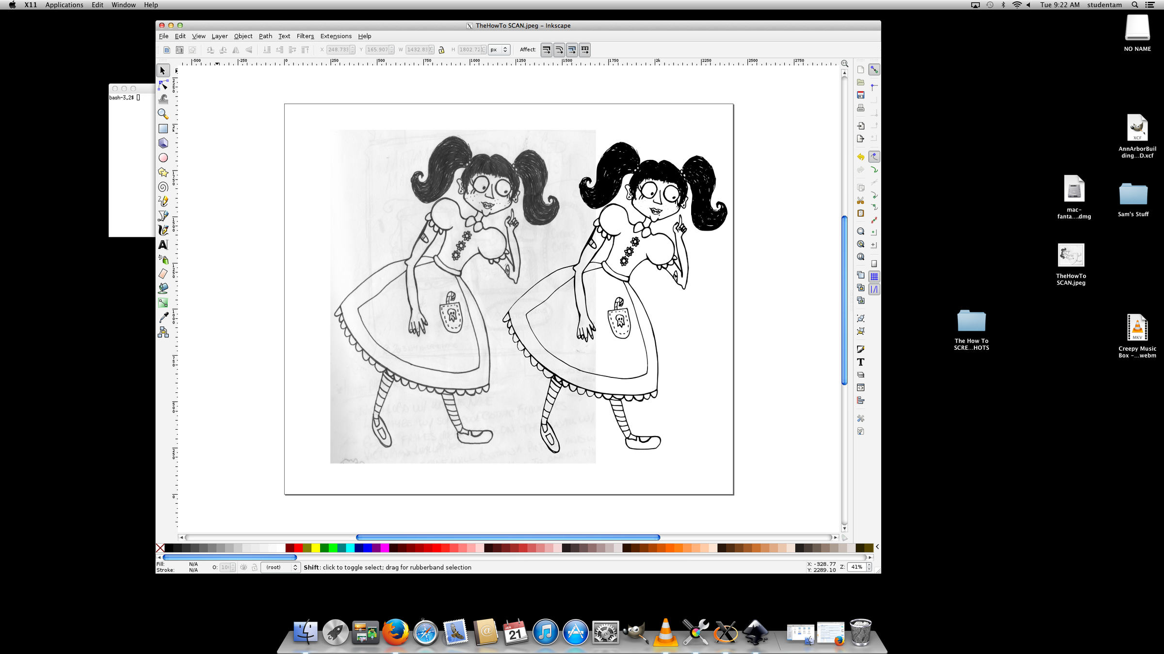 How to Make an Ink Drawing Into a Vector Graphic (Using InkScape) : 5 ...