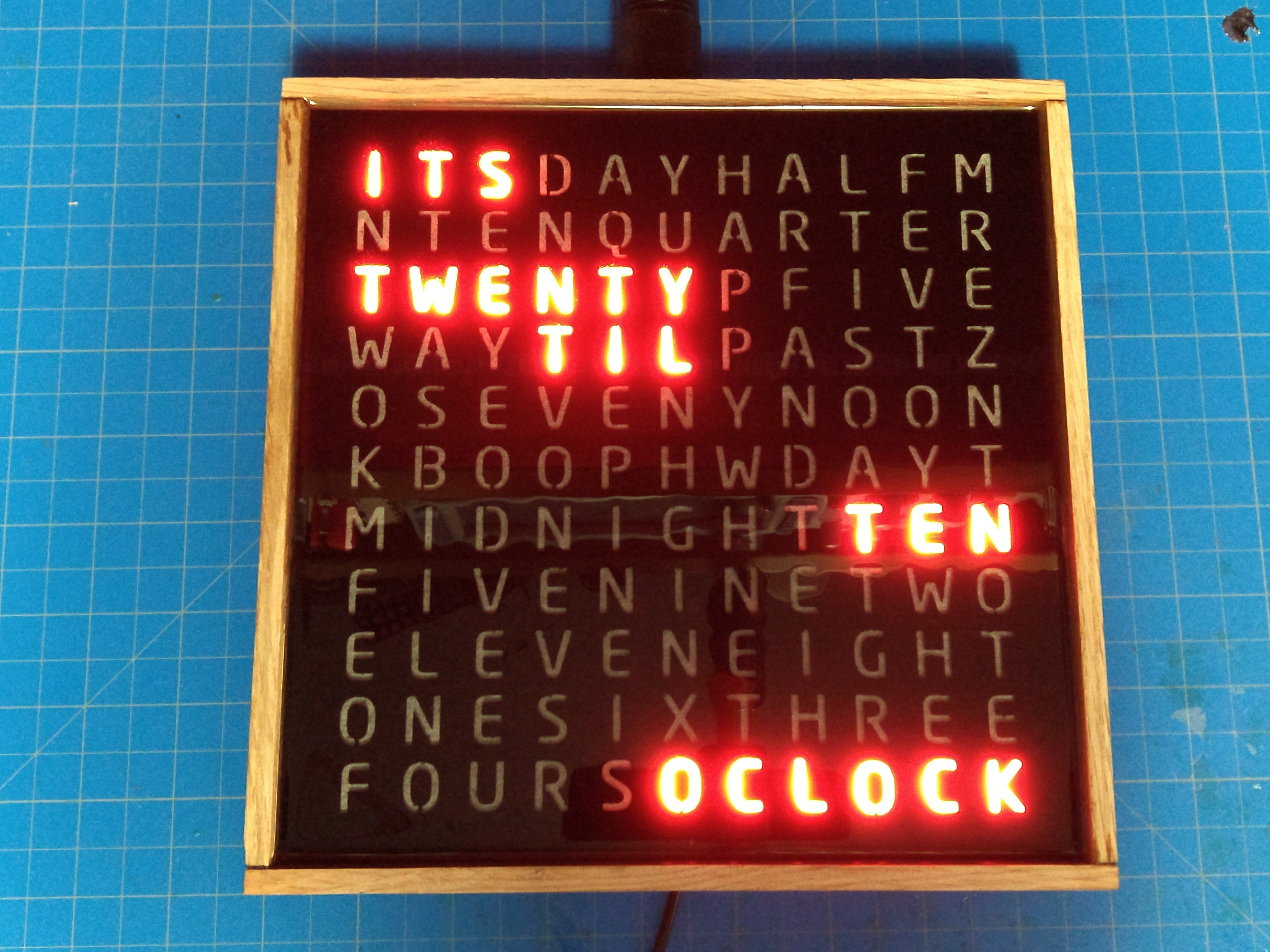 Word Clock : 21 Steps (with Pictures) - Instructables