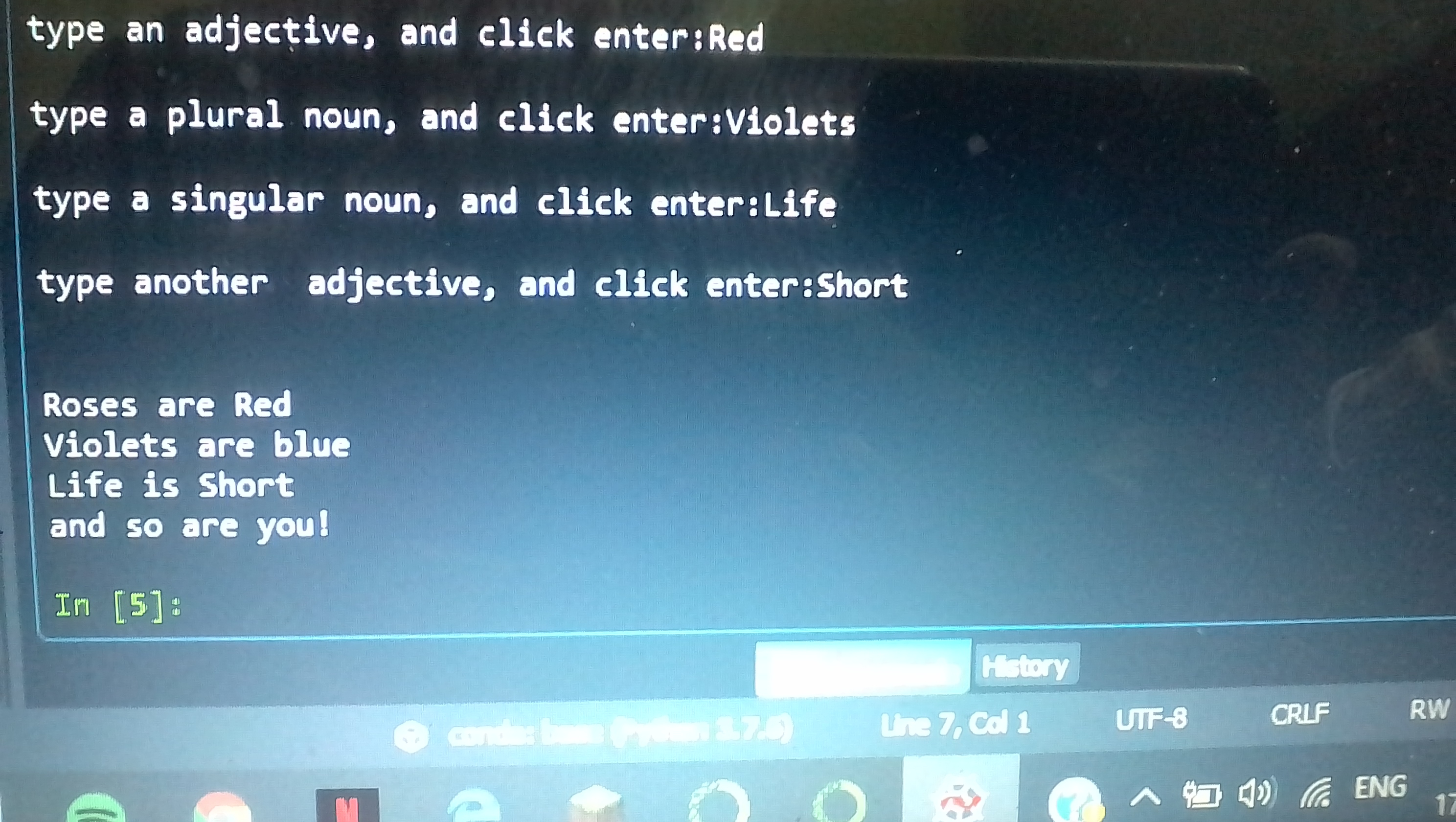 Mad Lib With Python : 10 Steps - Instructables