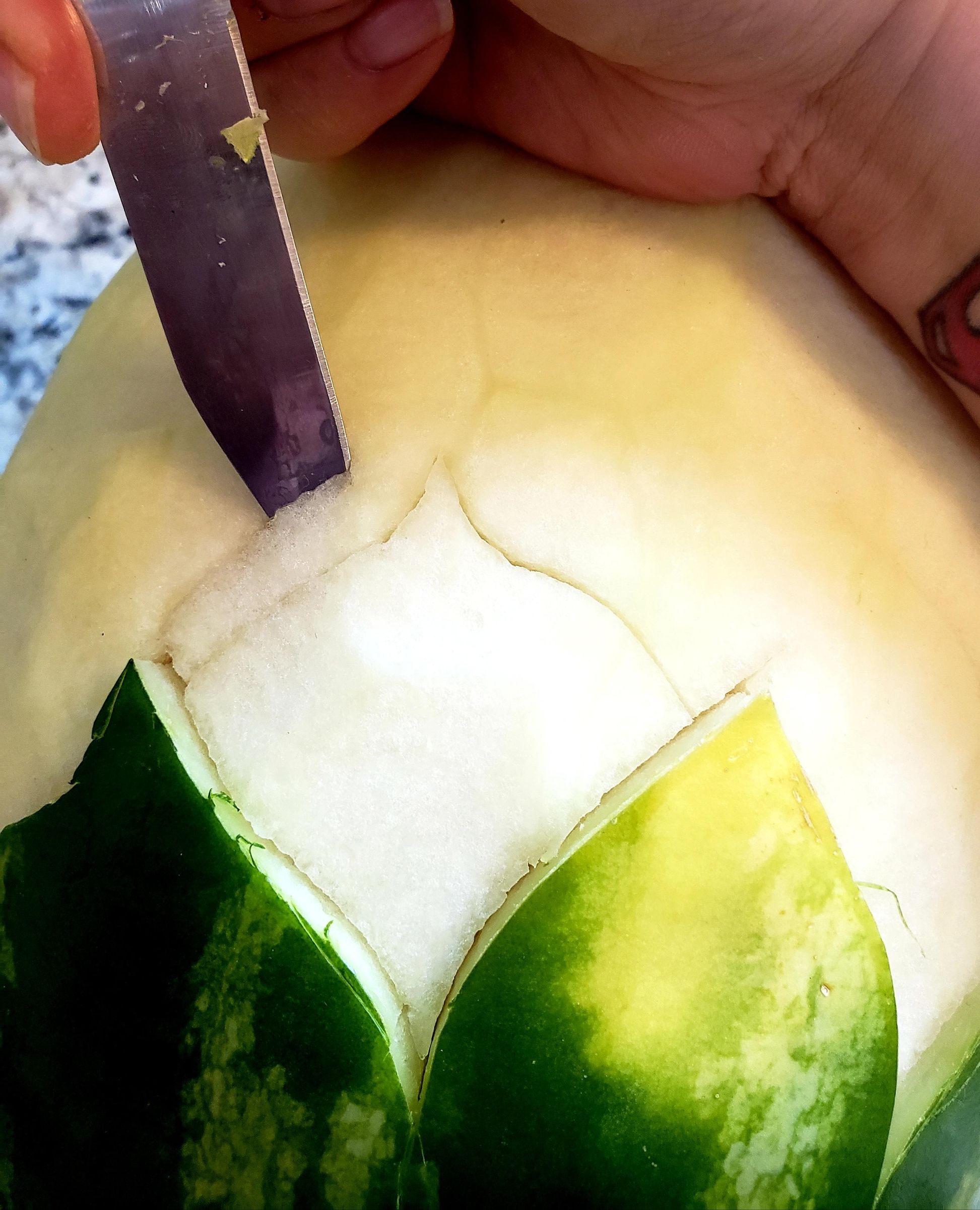 Watermelon Lotus Flower Carving! : 17 Steps (with Pictures) - Instructables