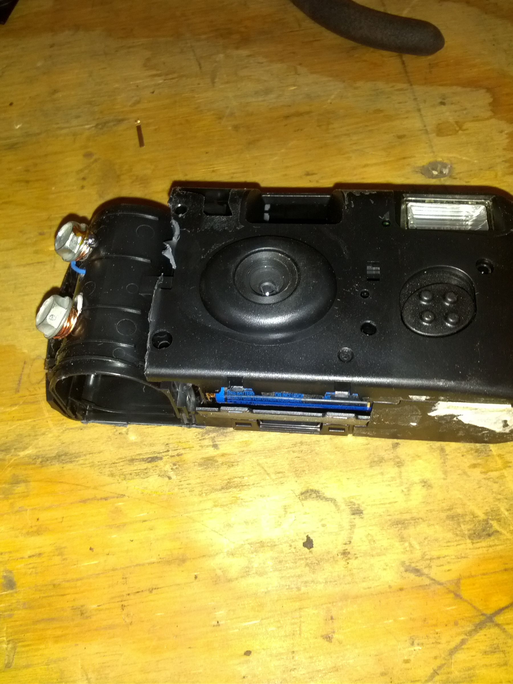 Disposable Camera Homemade Taser - Instructables