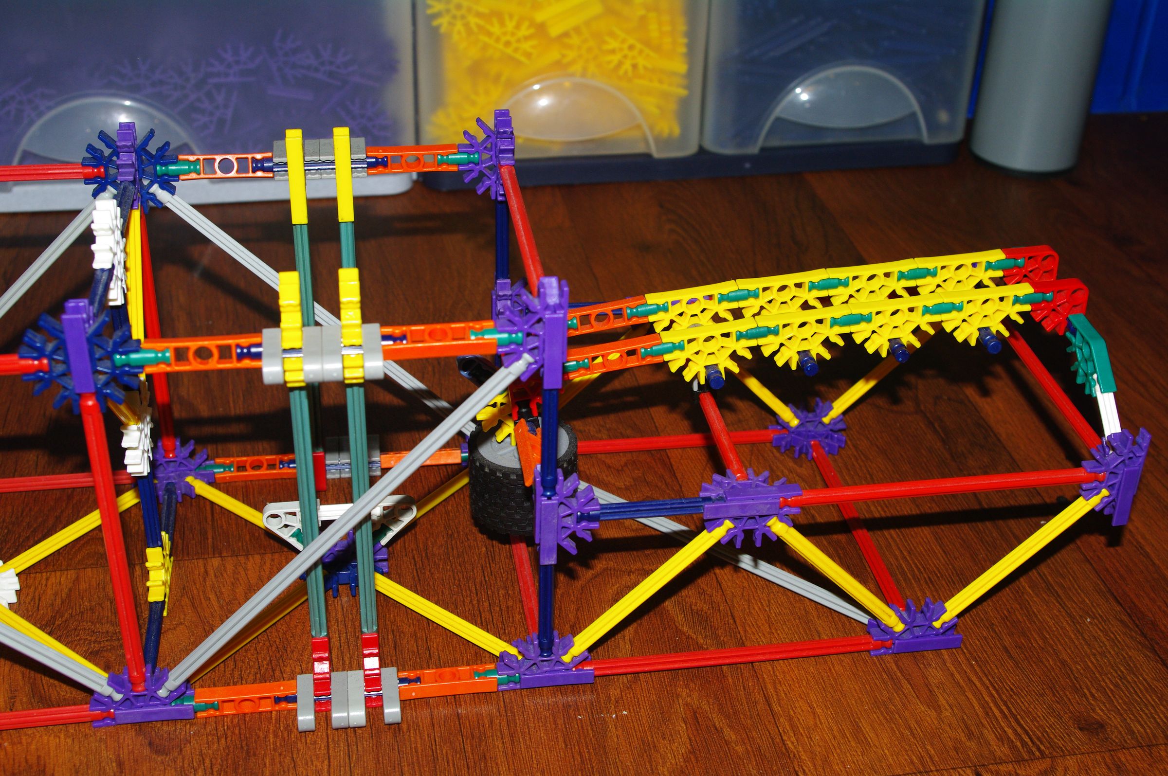 Double Chain Elevator Lift, a K'nex Ball Machine Lift : 6 Steps ...