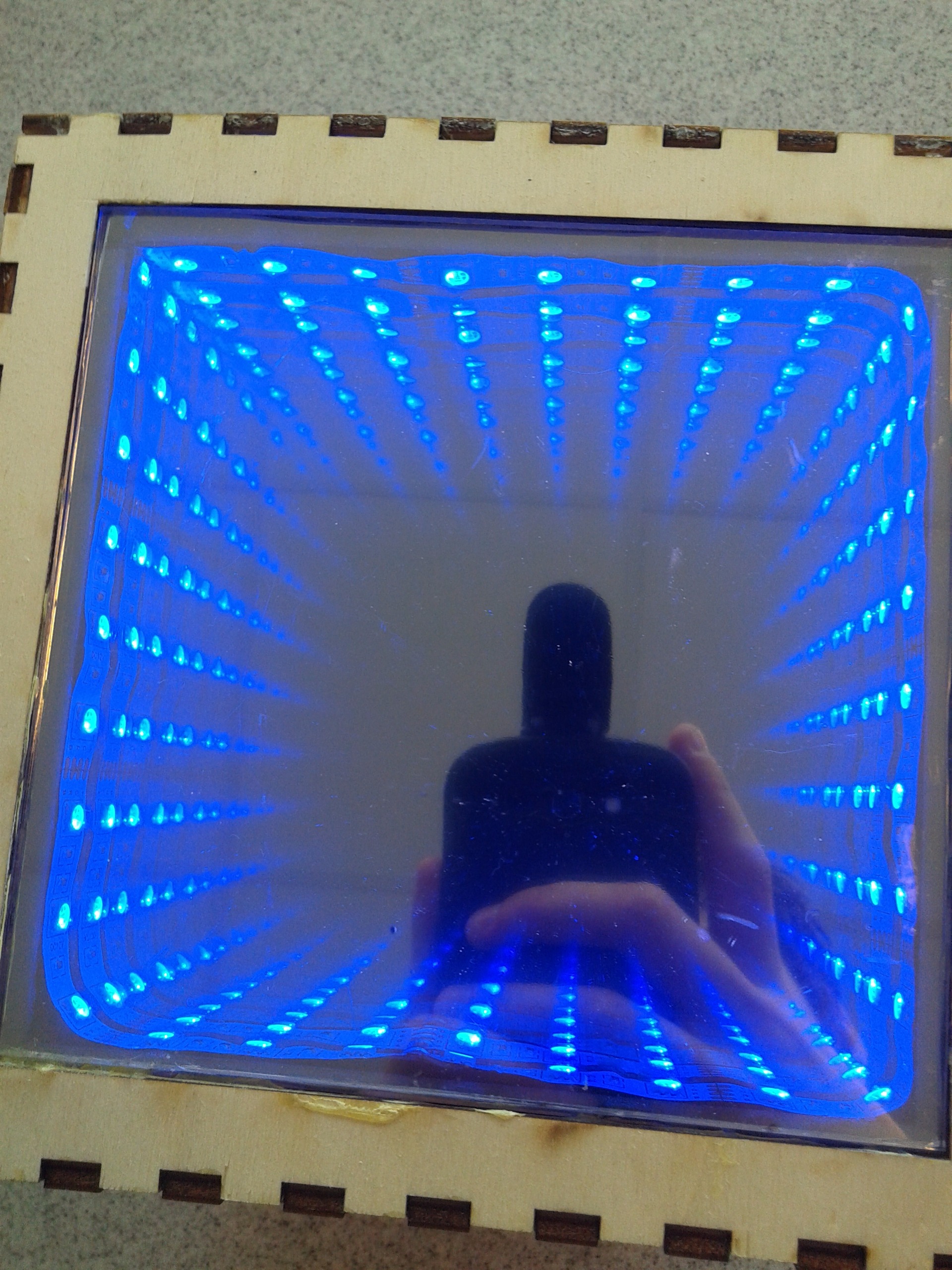 How to Make an Infinity Mirror Box : 7 Steps (with Pictures ...