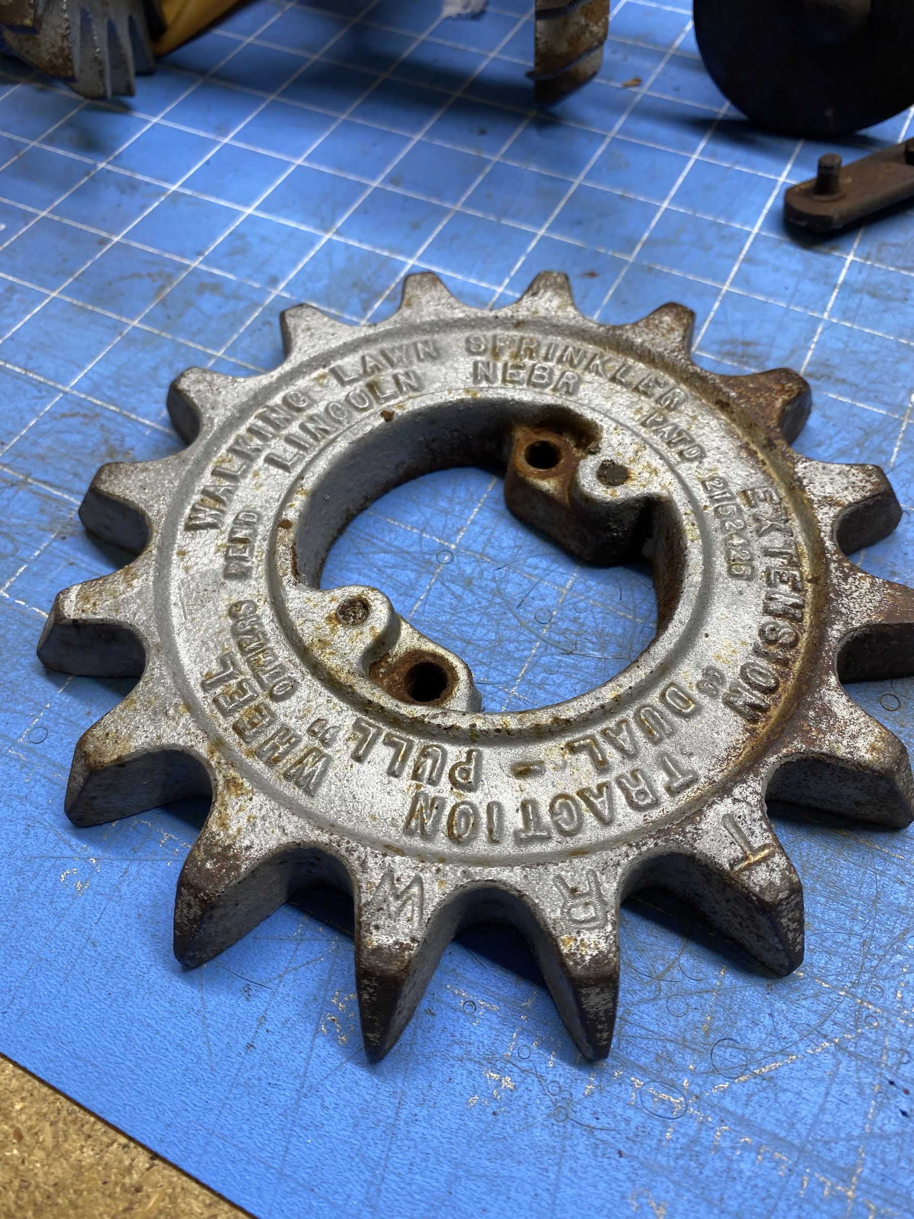 Restoring Grandpa's National Walking Sprinkler : 5 Steps (with Pictures ...