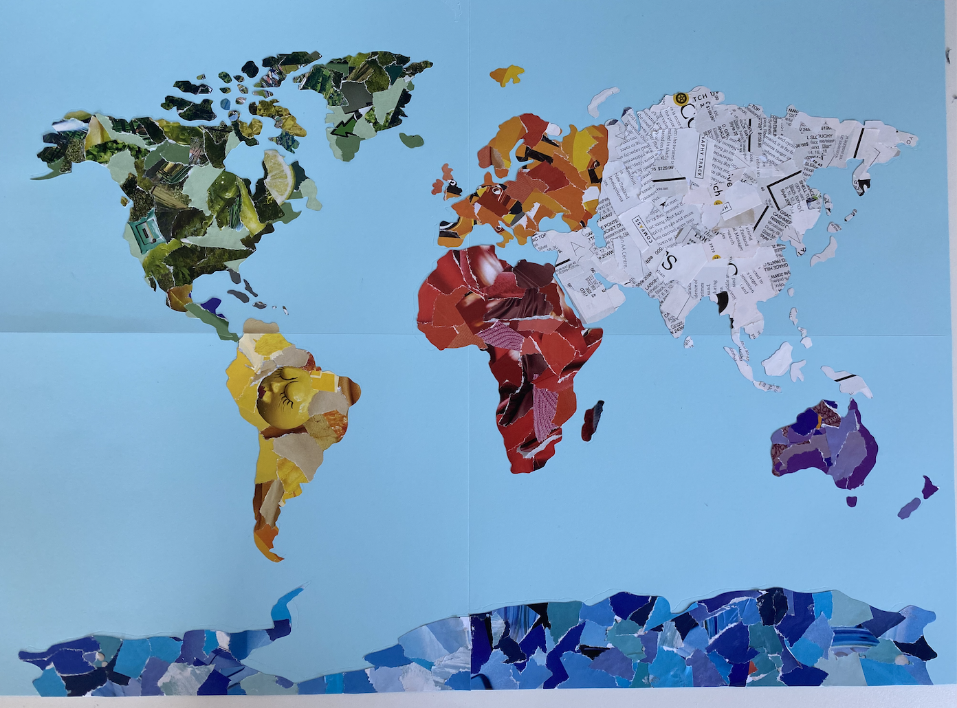 Recycled Magazine Map : 5 Steps (with Pictures) - Instructables