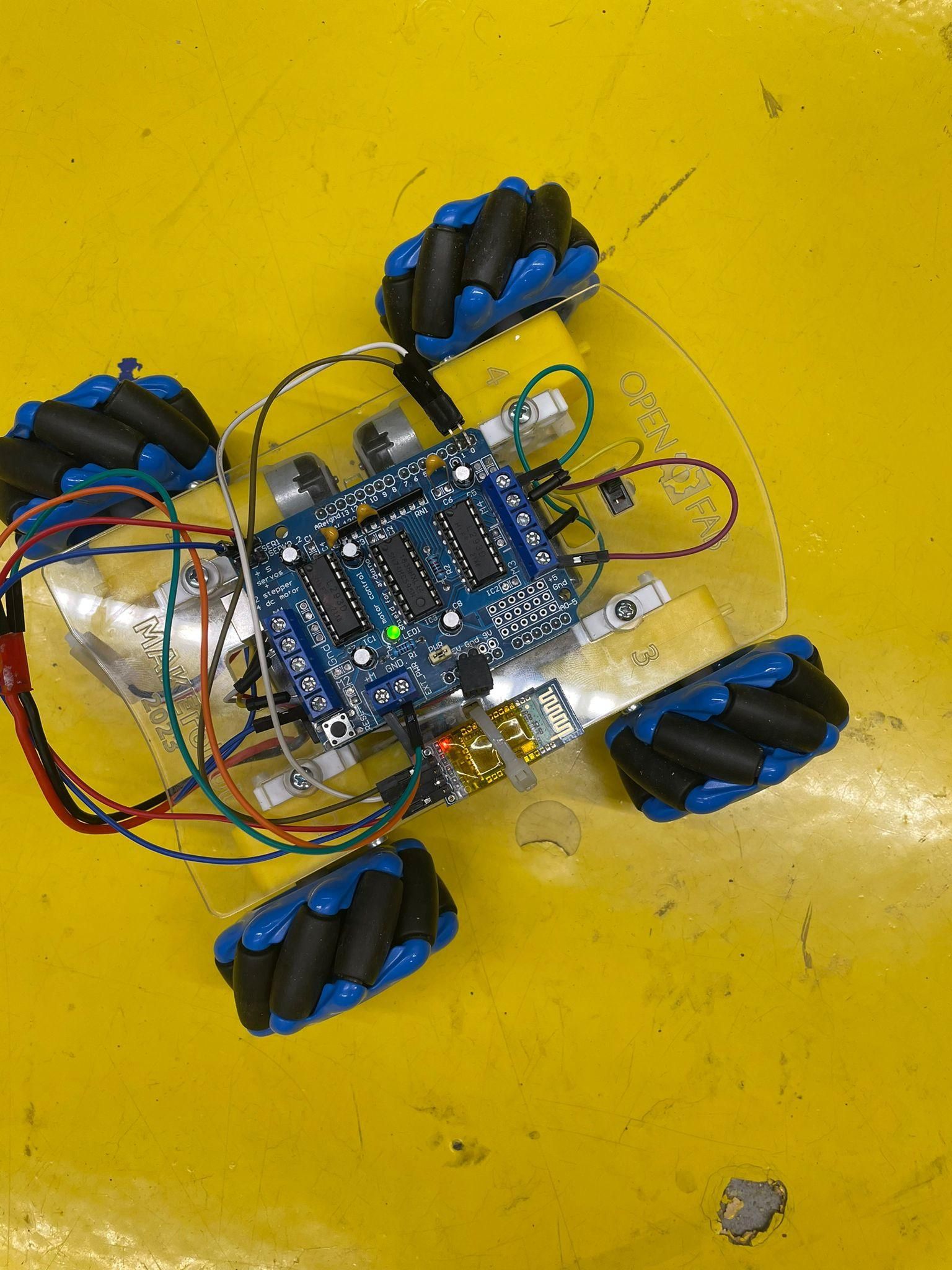 Mechanum Wheel Robot Remote Controlled by App : 4 Steps - Instructables