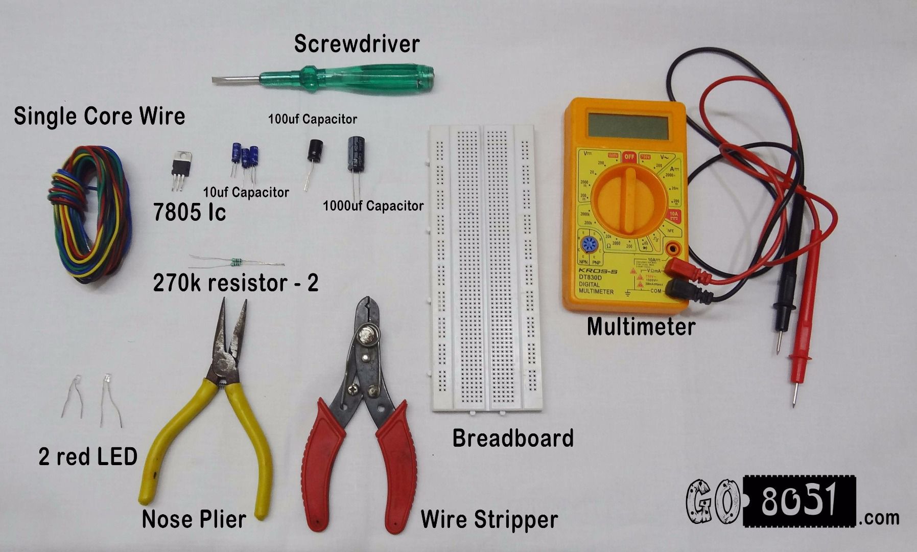 Breadboard 5V Power Stage Tutorial : 5 Steps - Instructables