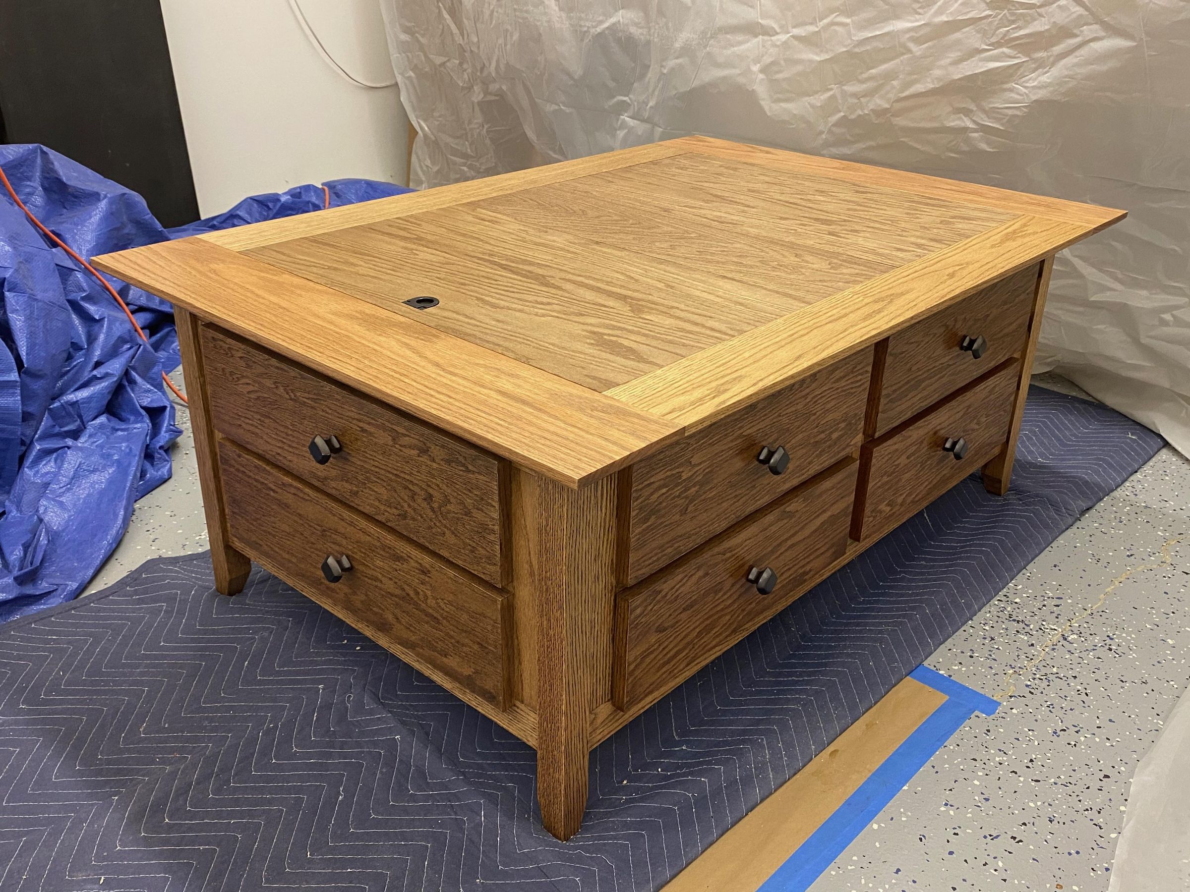 Gaming Coffee Table With Hidden Gaming Area : 4 Steps (with Pictures ...