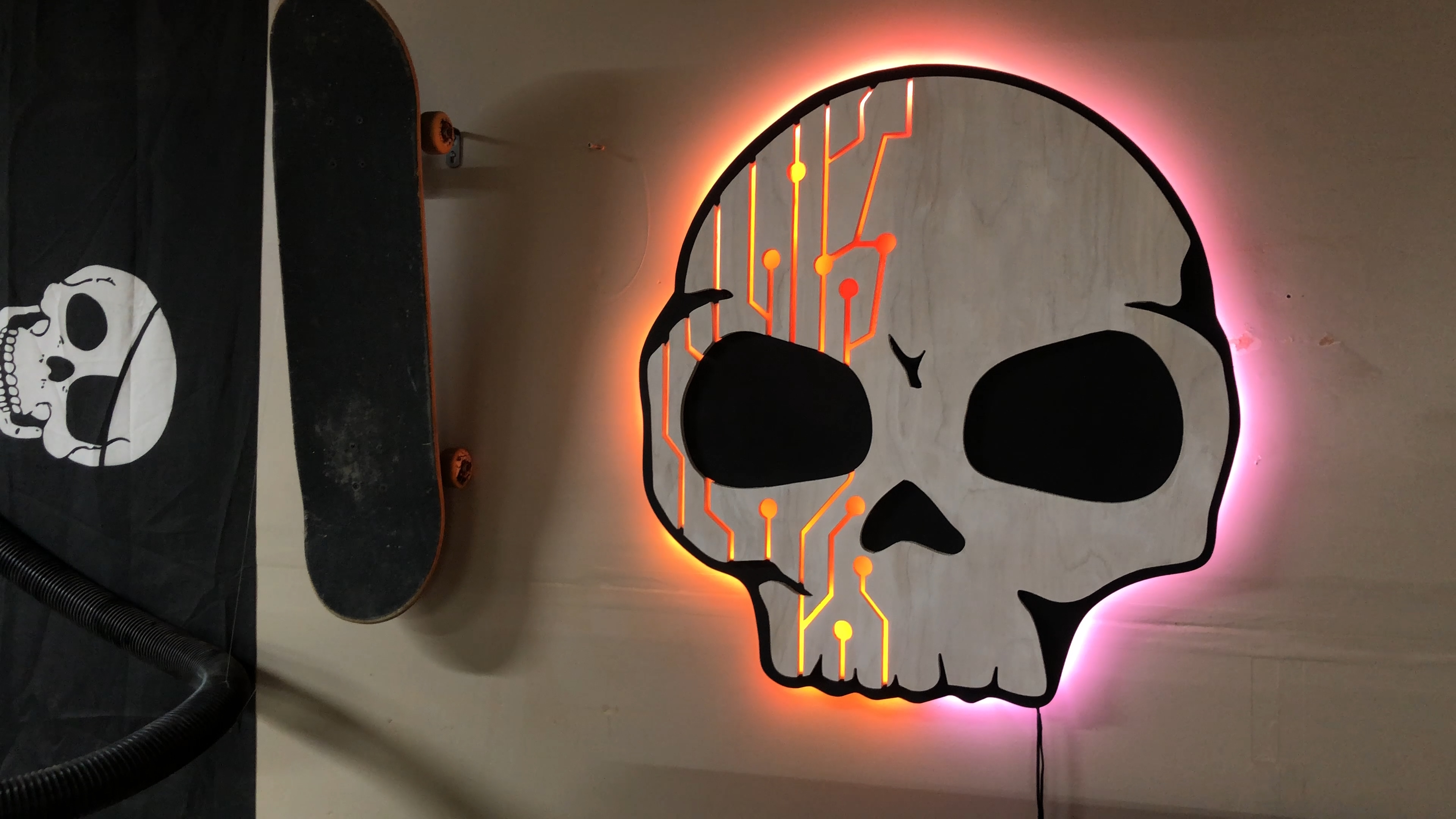 Giant Backlit LED Skull Sign : 10 Steps (with Pictures) - Instructables