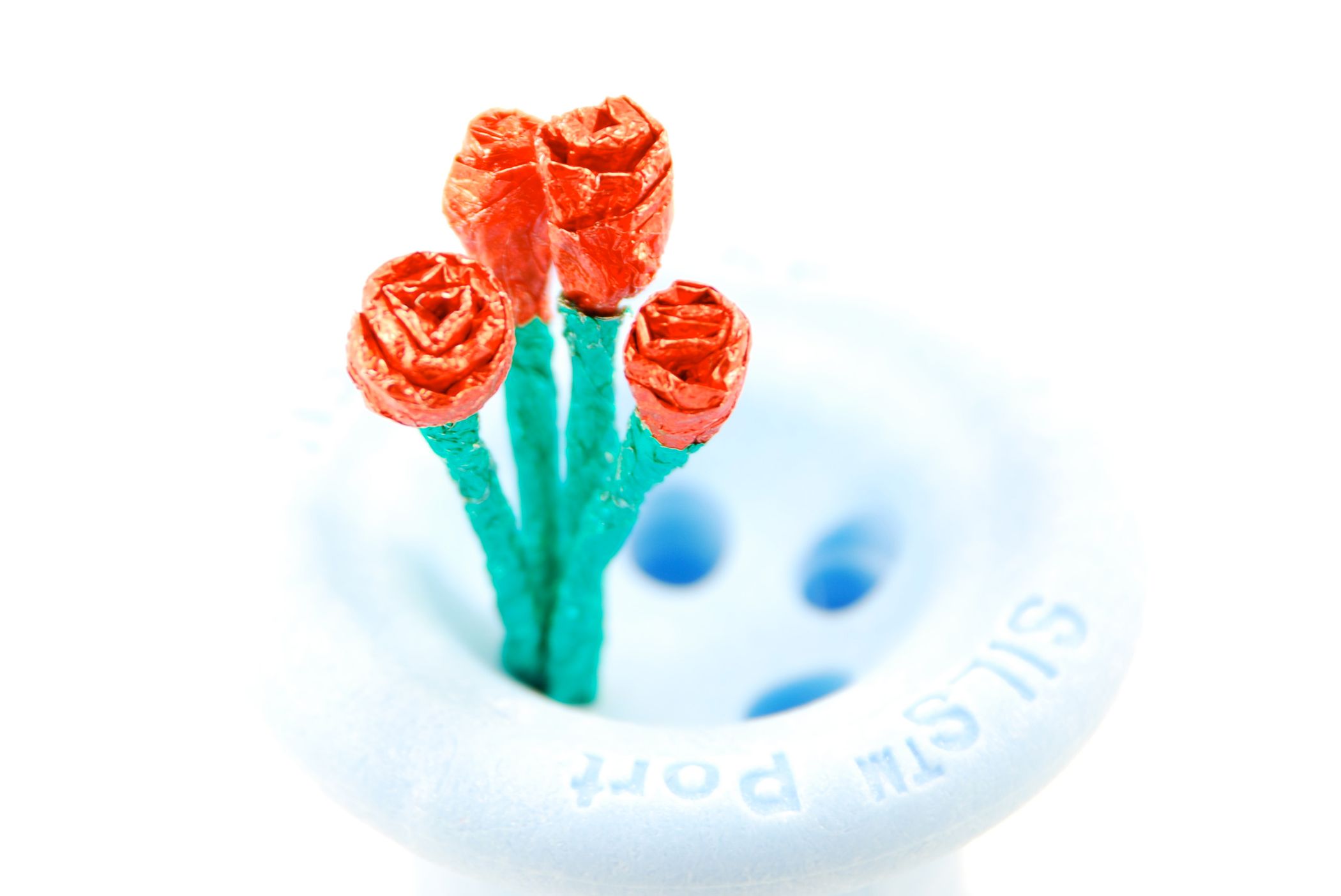 Kiss Flower - Make a Folded Rose With Hershey Kiss Wrappers : 5 Steps ...