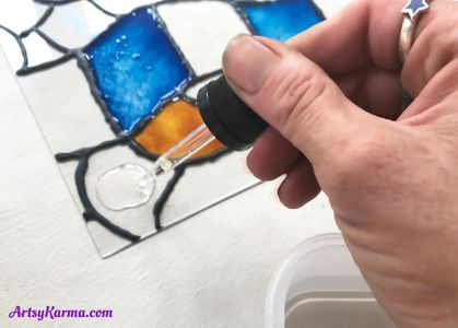 DIY: Stained Glass Craft With Alcohol Ink : 7 Steps (with Pictures ...