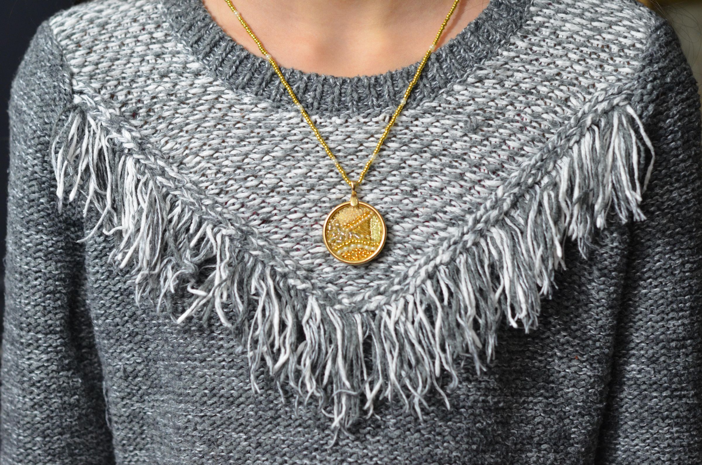 Abstract Embroidered Pendants : 7 Steps (with Pictures) - Instructables