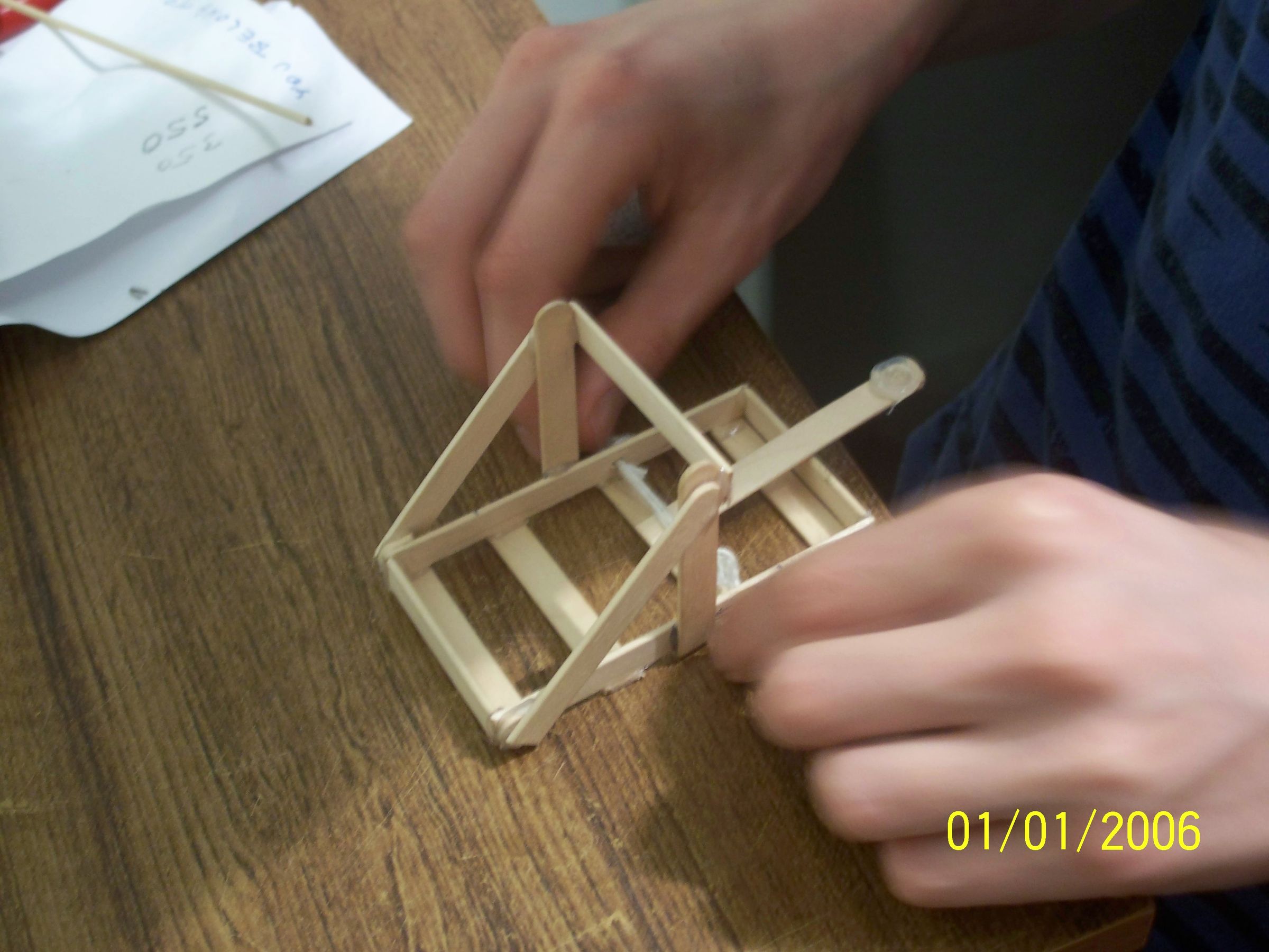 Desktop Popstick Catapult : 5 Steps - Instructables