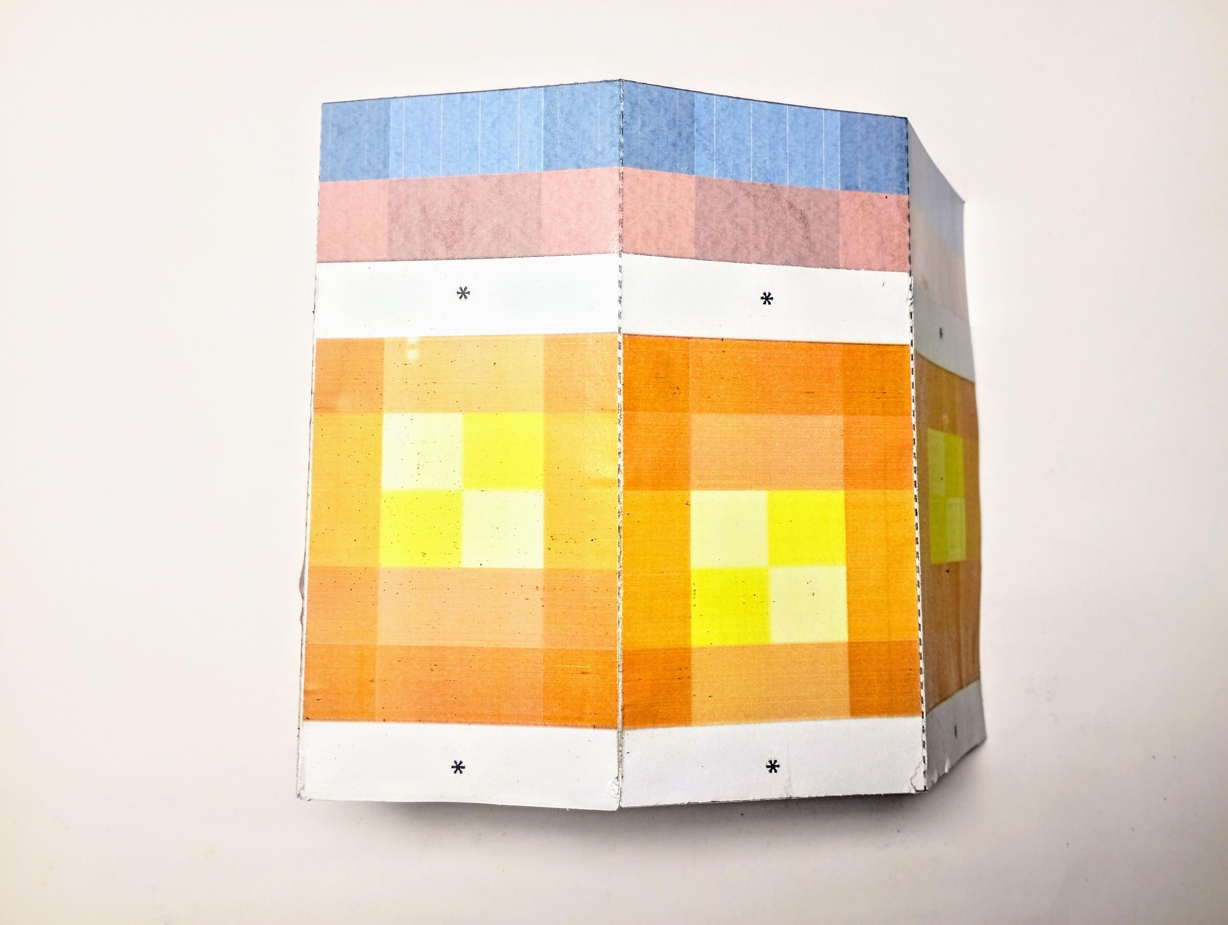 Minecraft Lantern Papercraft – Easy Cardstock Build : 7 Steps (with ...