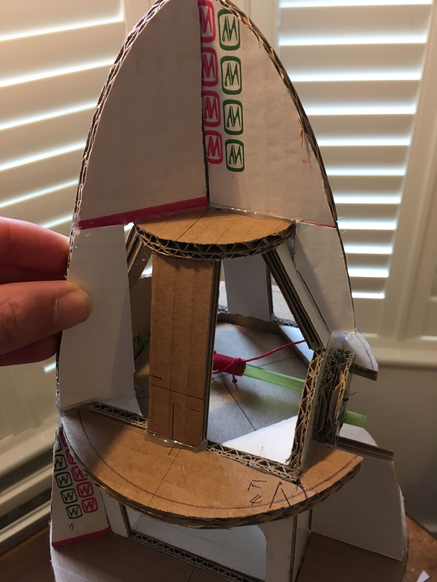 Rocket Playset - Made From Used Cardboard Boxes : 21 Steps (with ...