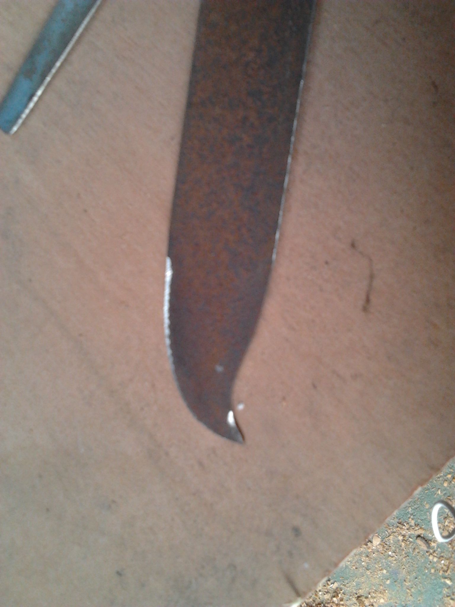 Wood Turning Parting Tool From a Power Hacksaw Blade, + Optional Old ...