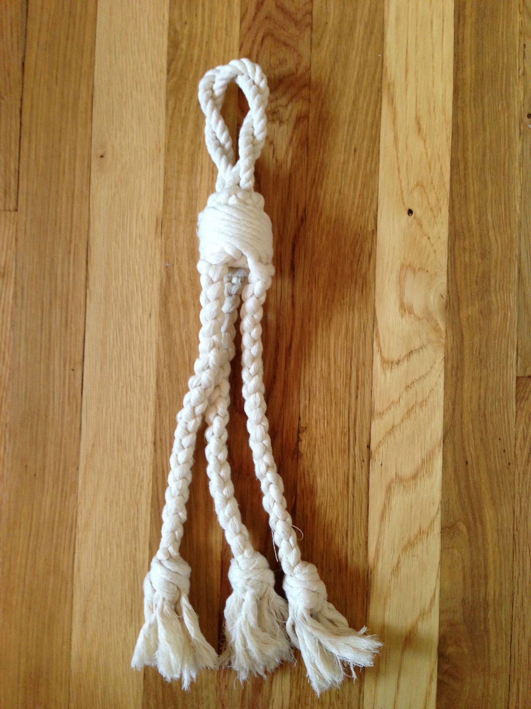 How to Make a Woven Rope Bone Dog Toy : 8 Steps (with Pictures ...