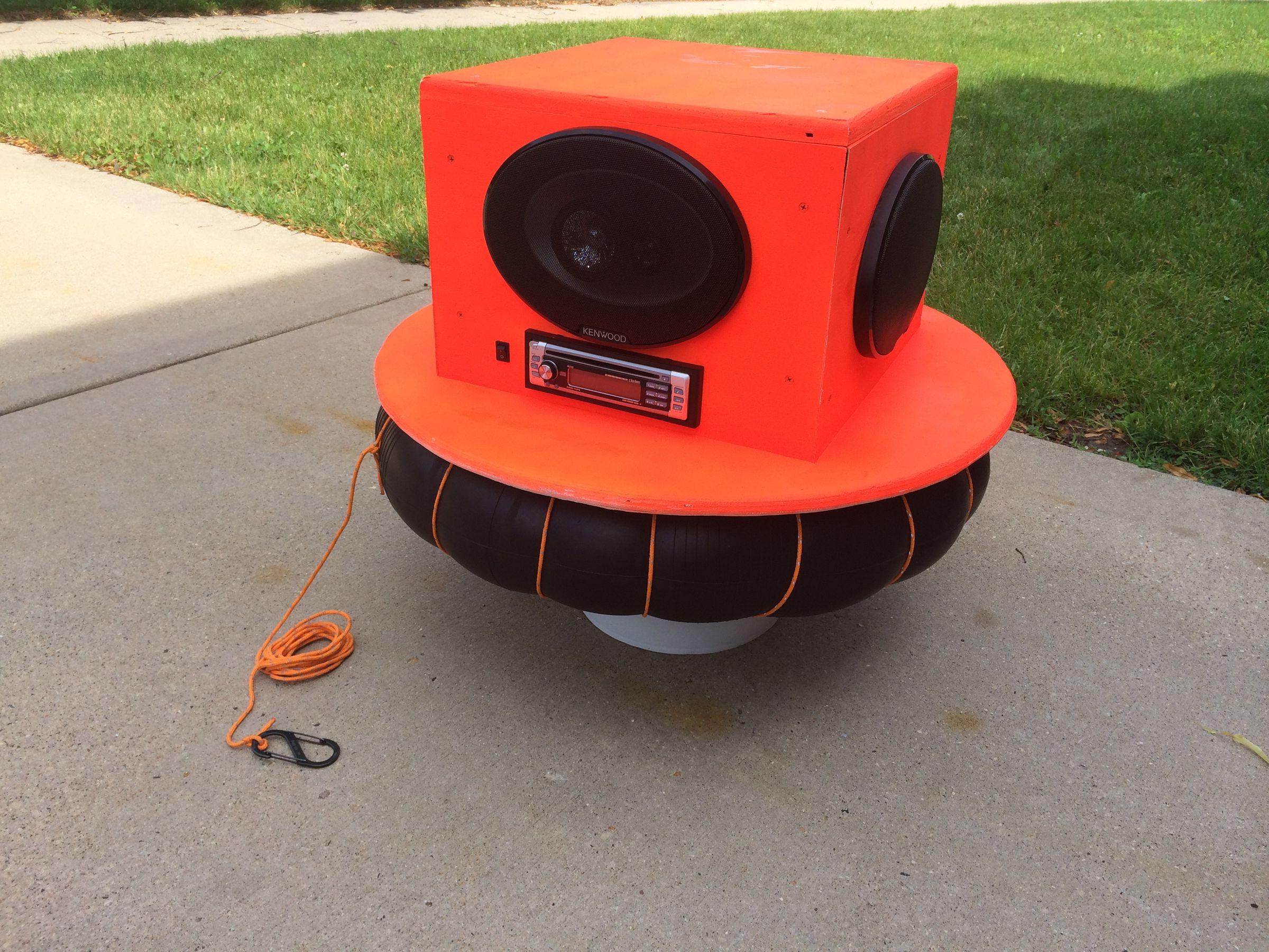 River Radio- Floating Stereo That ROCKS! : 4 Steps (with Pictures ...